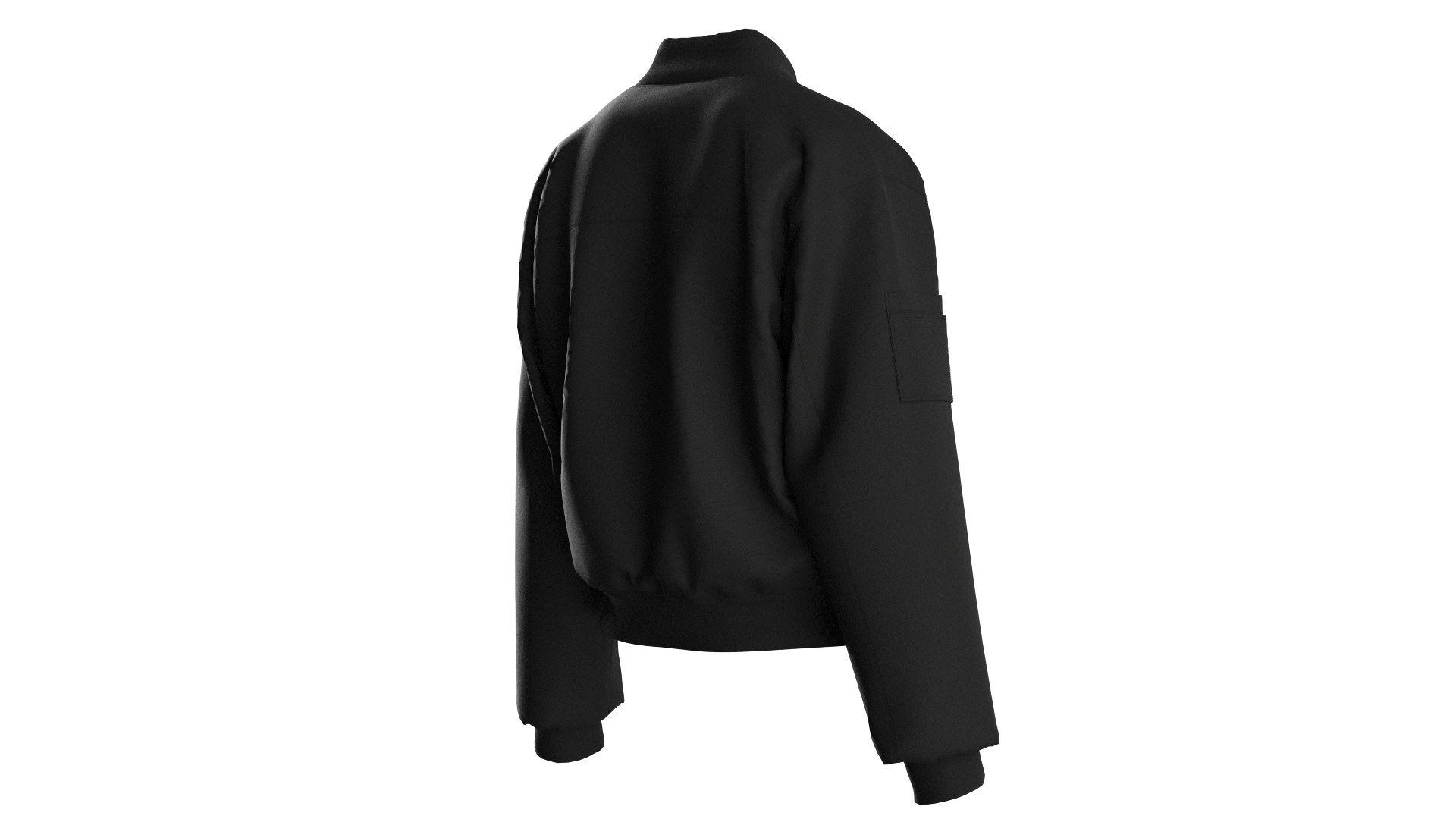 3D Male Bomber Jacket Model - TurboSquid 2210736