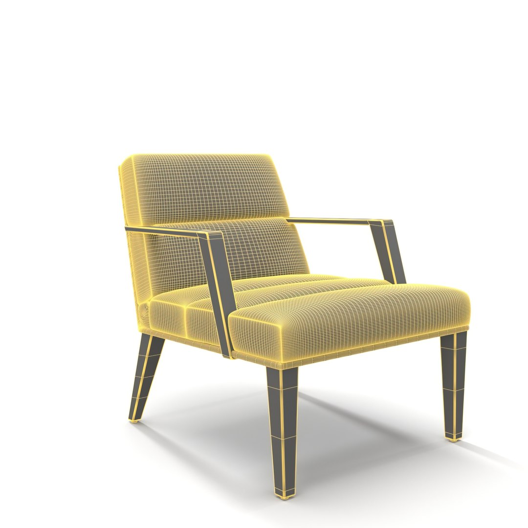 3D Elana Lounging Arm Chair - TurboSquid 2236675