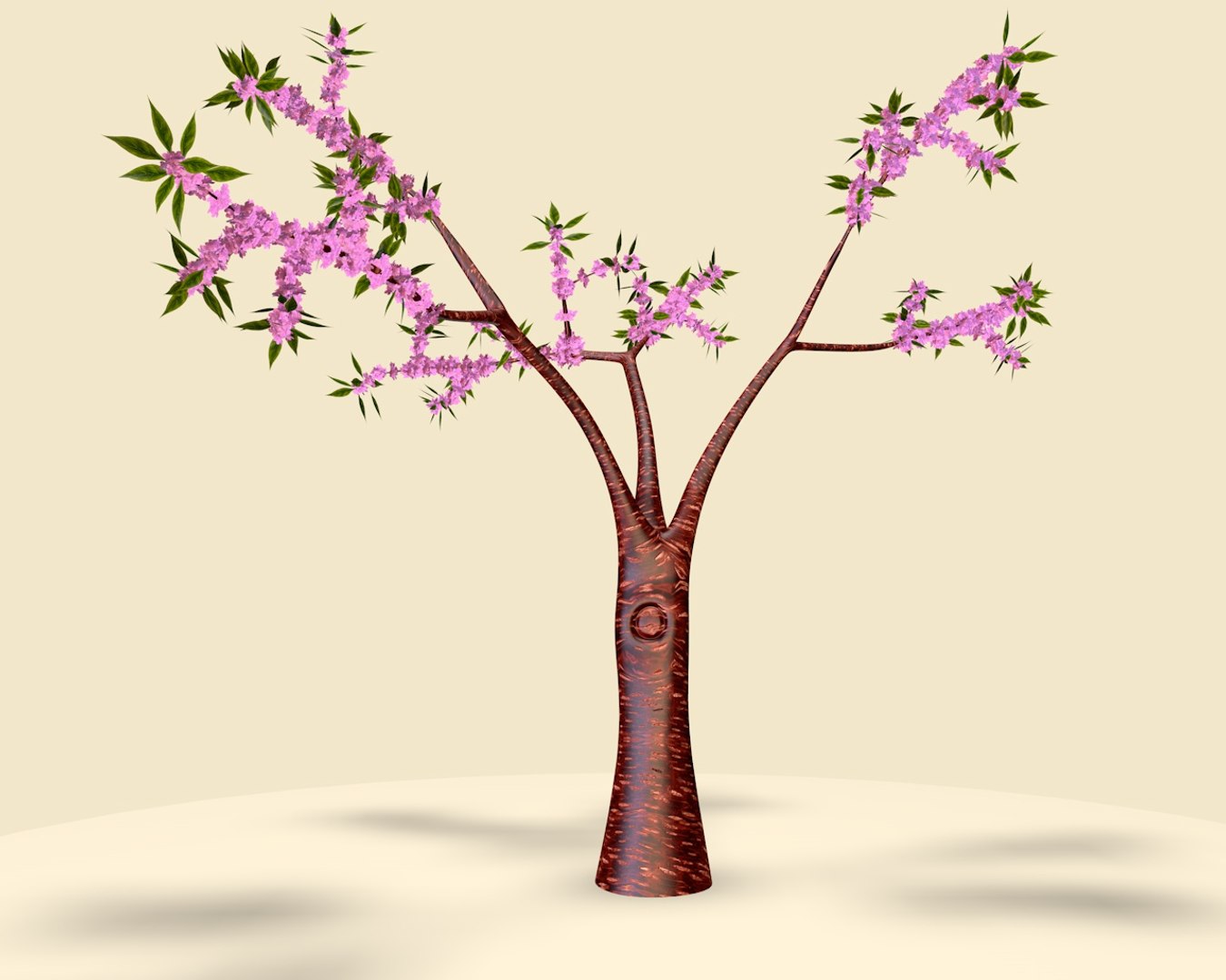 3D Tree Cherry Blossom - TurboSquid 1459719