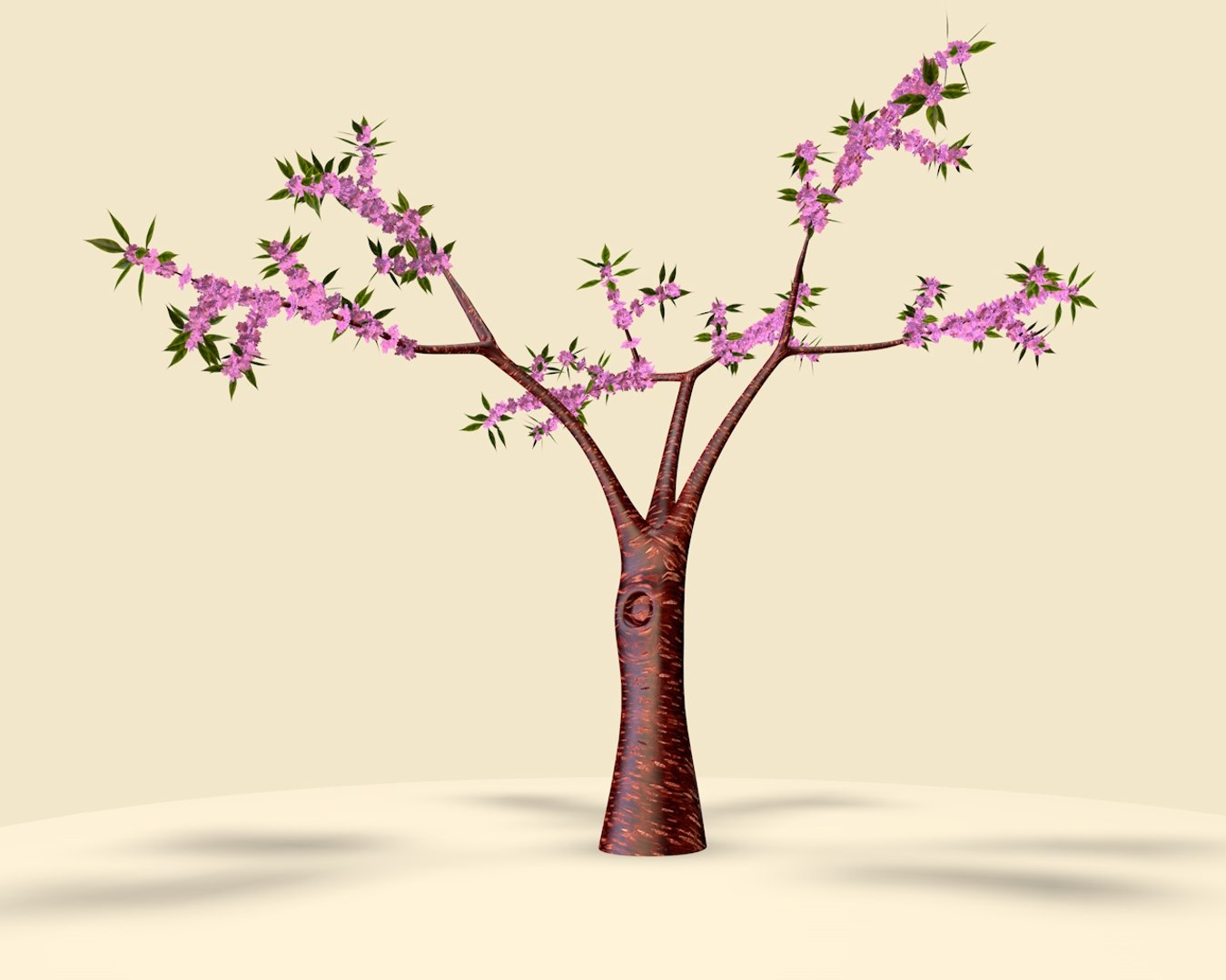3D Tree Cherry Blossom - TurboSquid 1459719