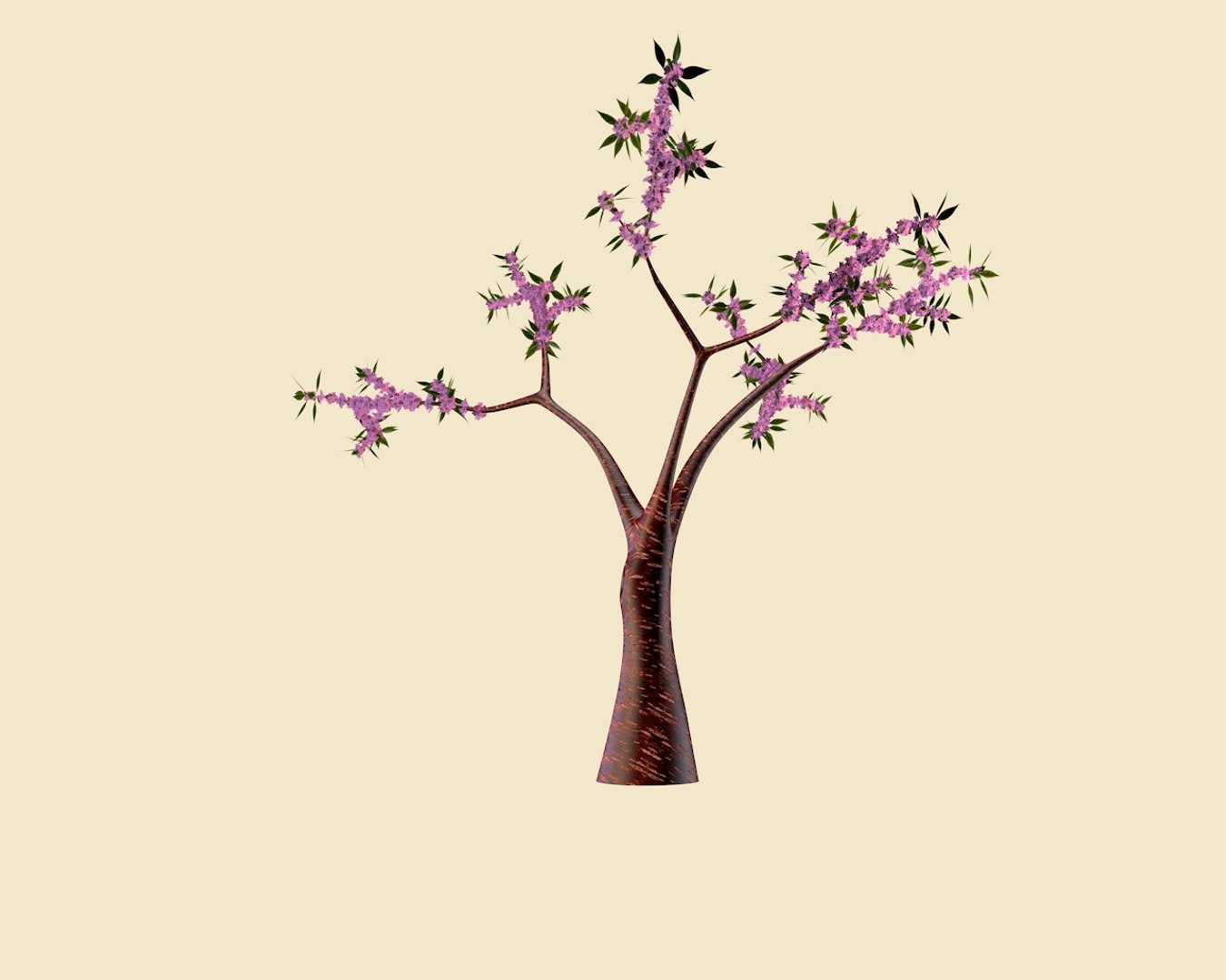 3D Tree Cherry Blossom - TurboSquid 1459719