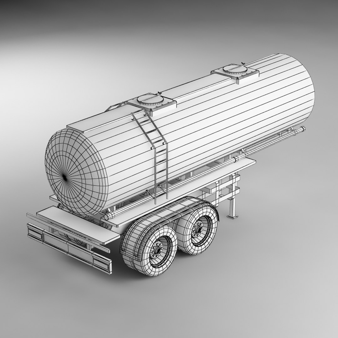 3d Cistern Trailer