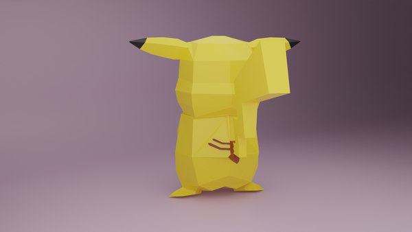 3D Pokemon Pikachu - TurboSquid 1982357