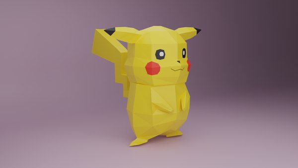 3D Pokemon Pikachu - TurboSquid 1982357
