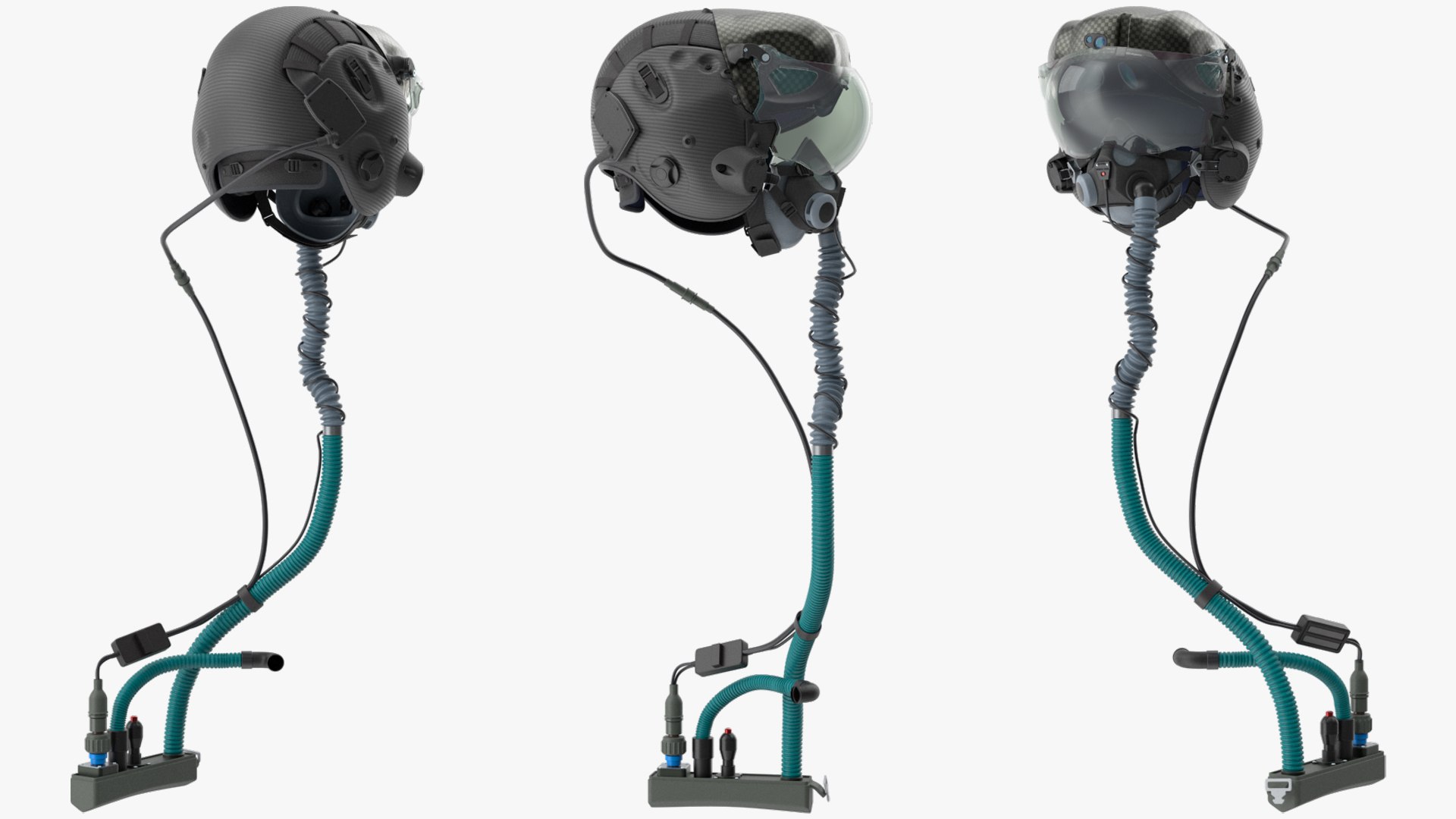 3D F-35 Pilot Helmet And Oxygen Mask - TurboSquid 2378834