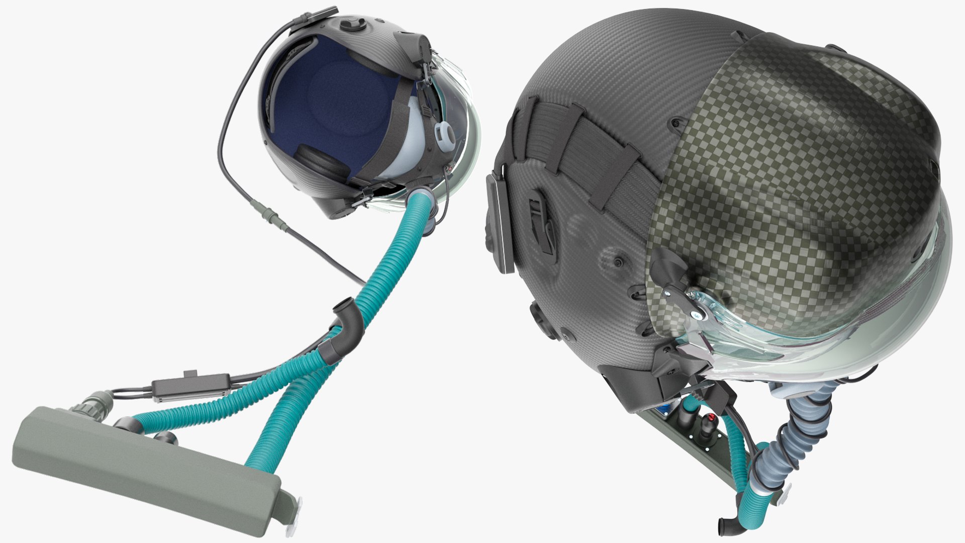 3D F-35 Pilot Helmet And Oxygen Mask - TurboSquid 2378834