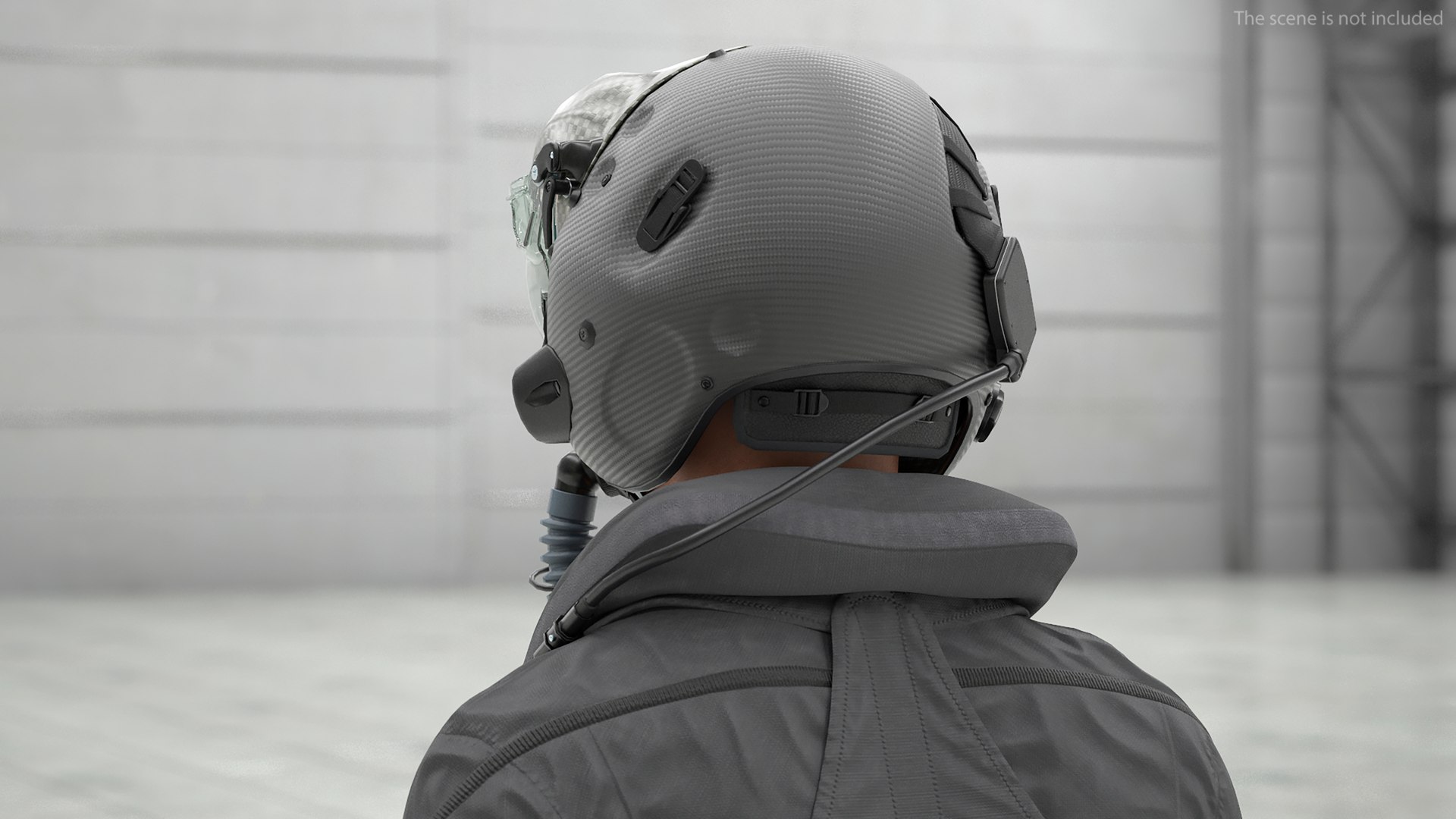 3D F-35 Pilot Helmet And Oxygen Mask - TurboSquid 2378834