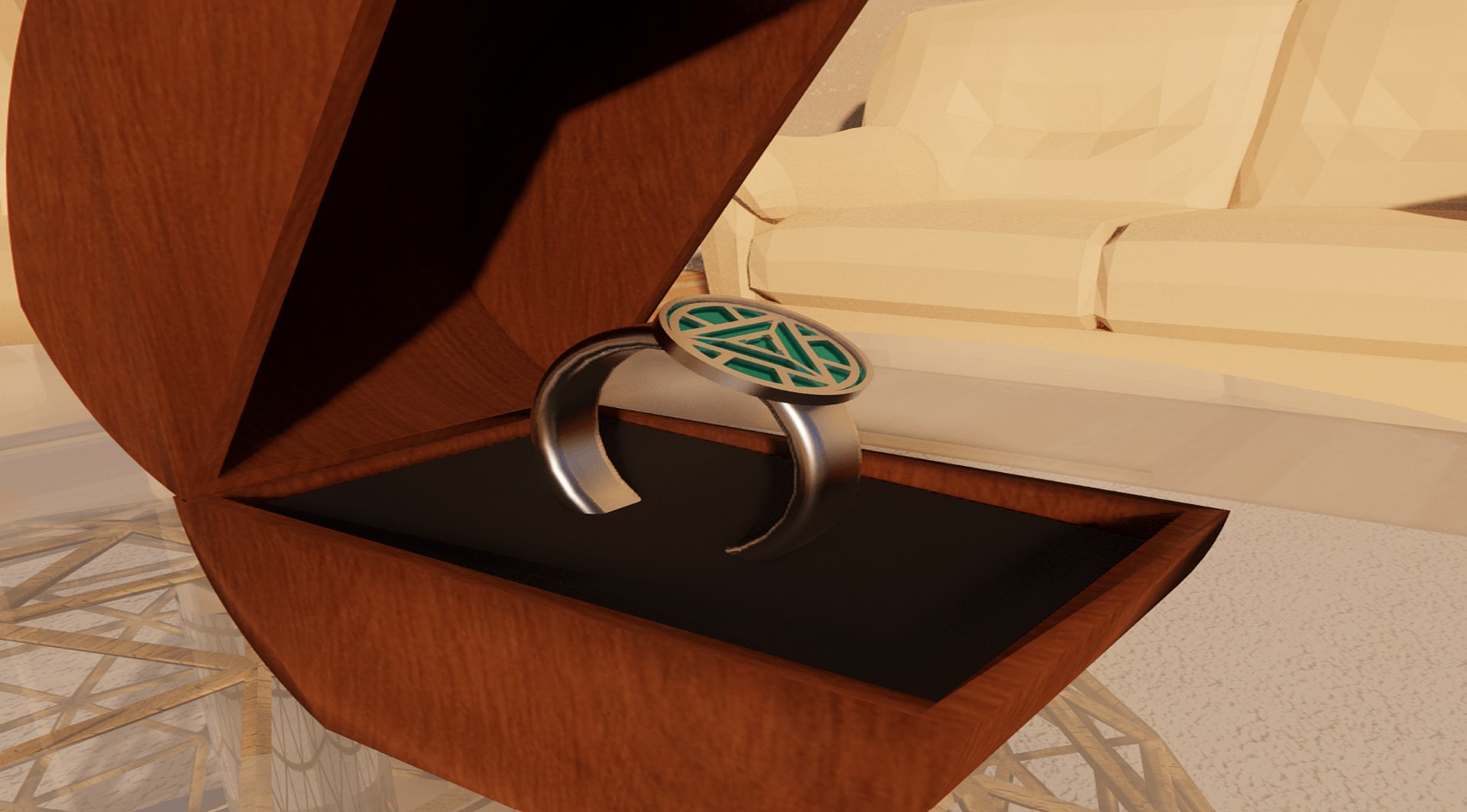 Marvel Iron Man Ark Ring 3D - TurboSquid 2195406