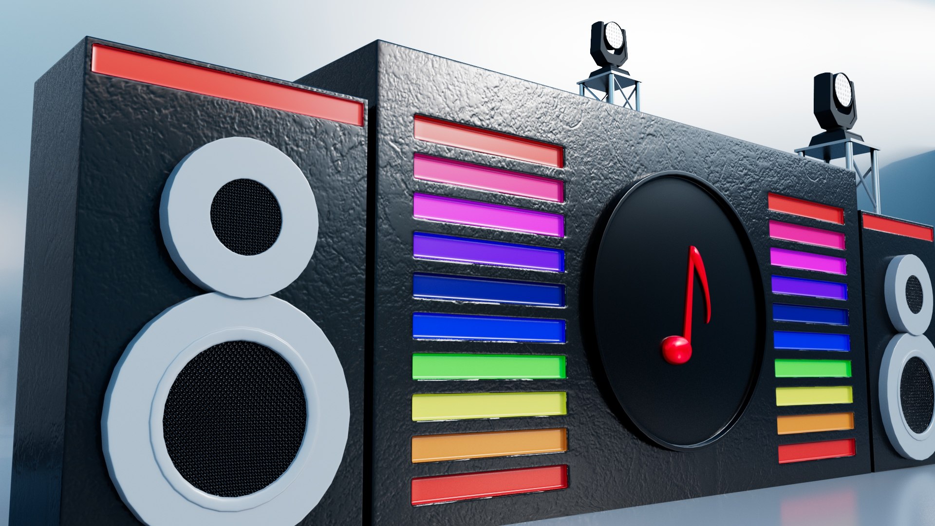 DJ Booth 3D Model - TurboSquid 2015008