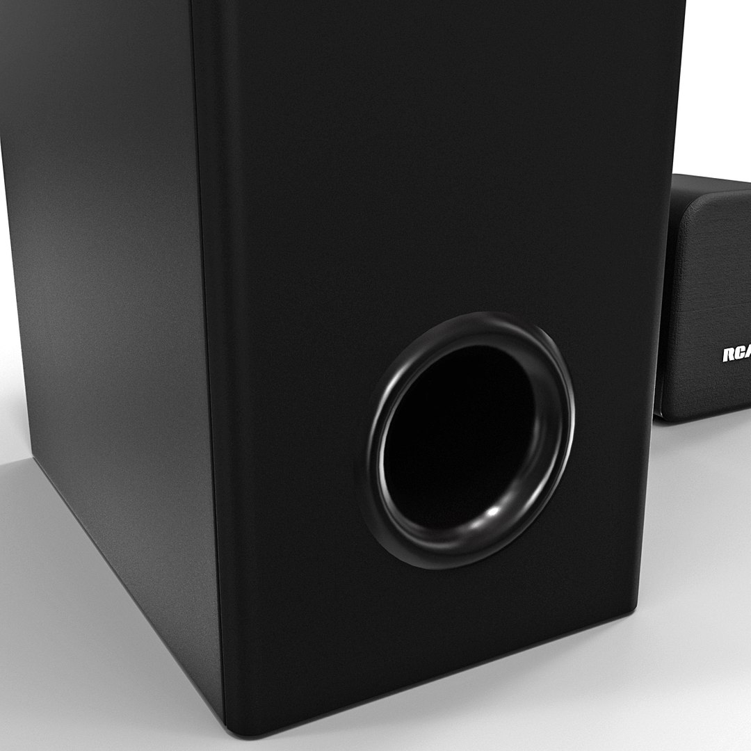 3d model of home theater rca