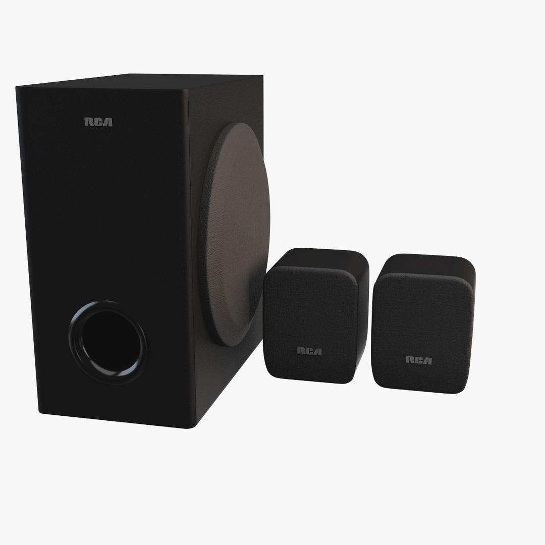 3d Model Of Home Theater Rca