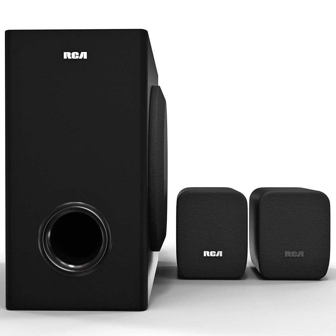 3d Model Of Home Theater Rca