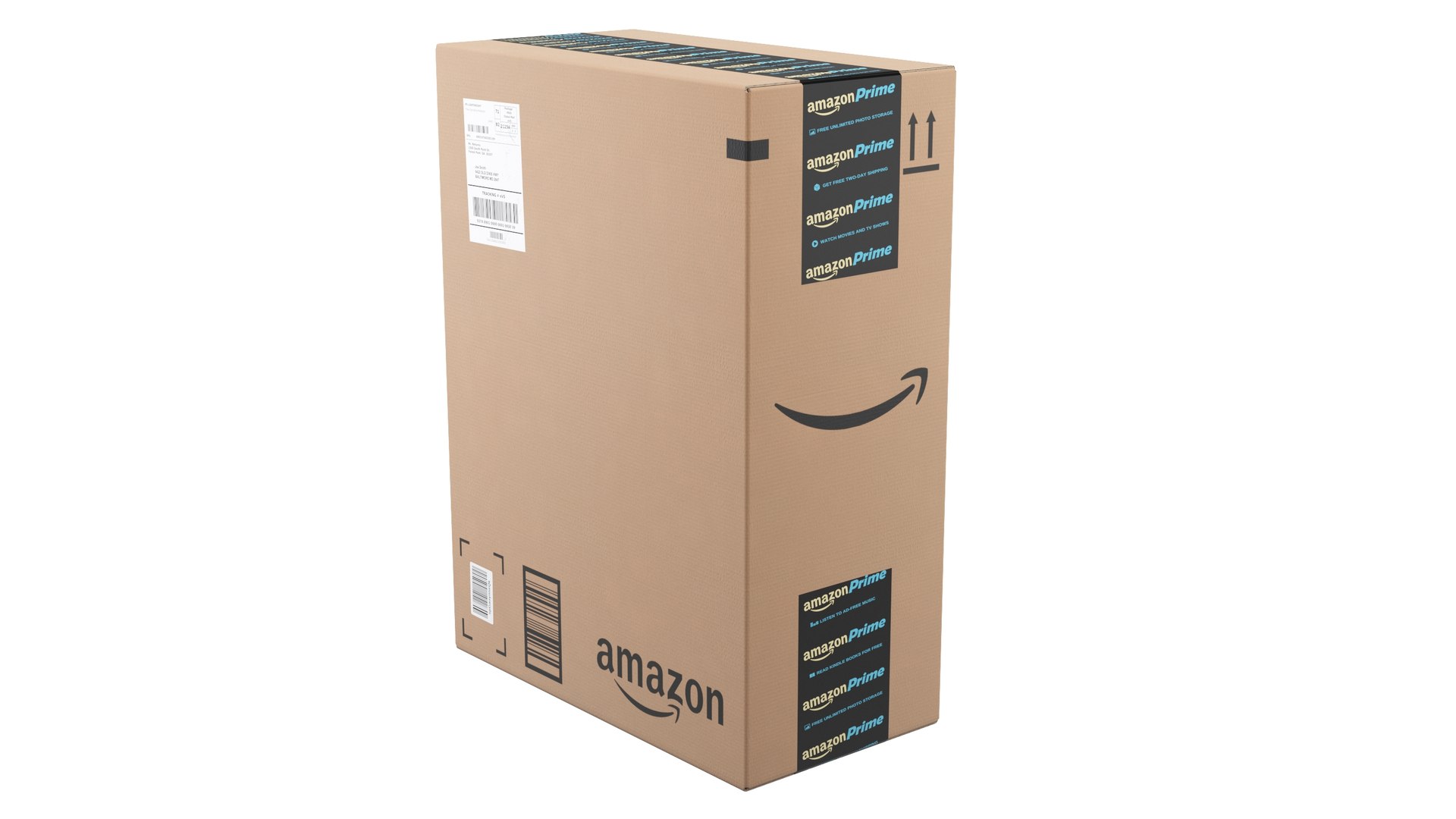 Amazon Parcels Box 15x30x40cm 3D Model - TurboSquid 1990940