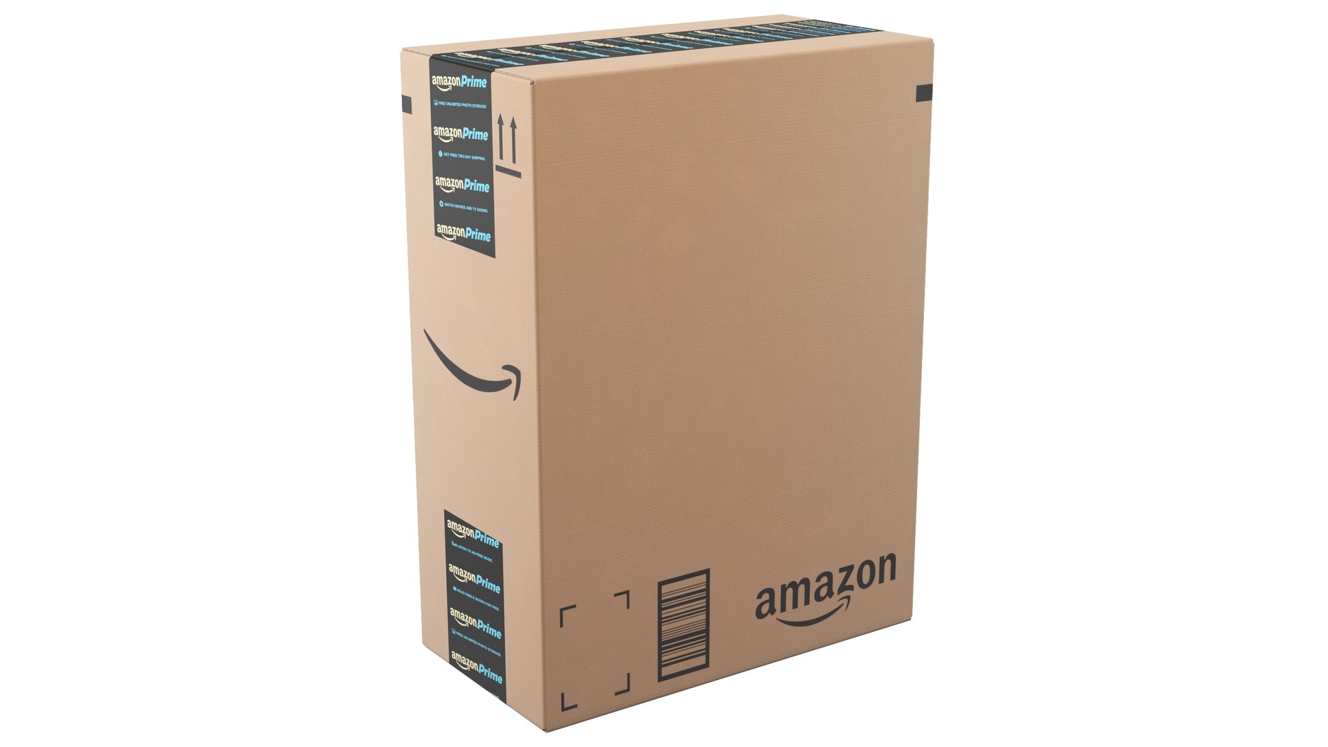 Amazon Parcels Box 15x30x40cm 3D Model - TurboSquid 1990940