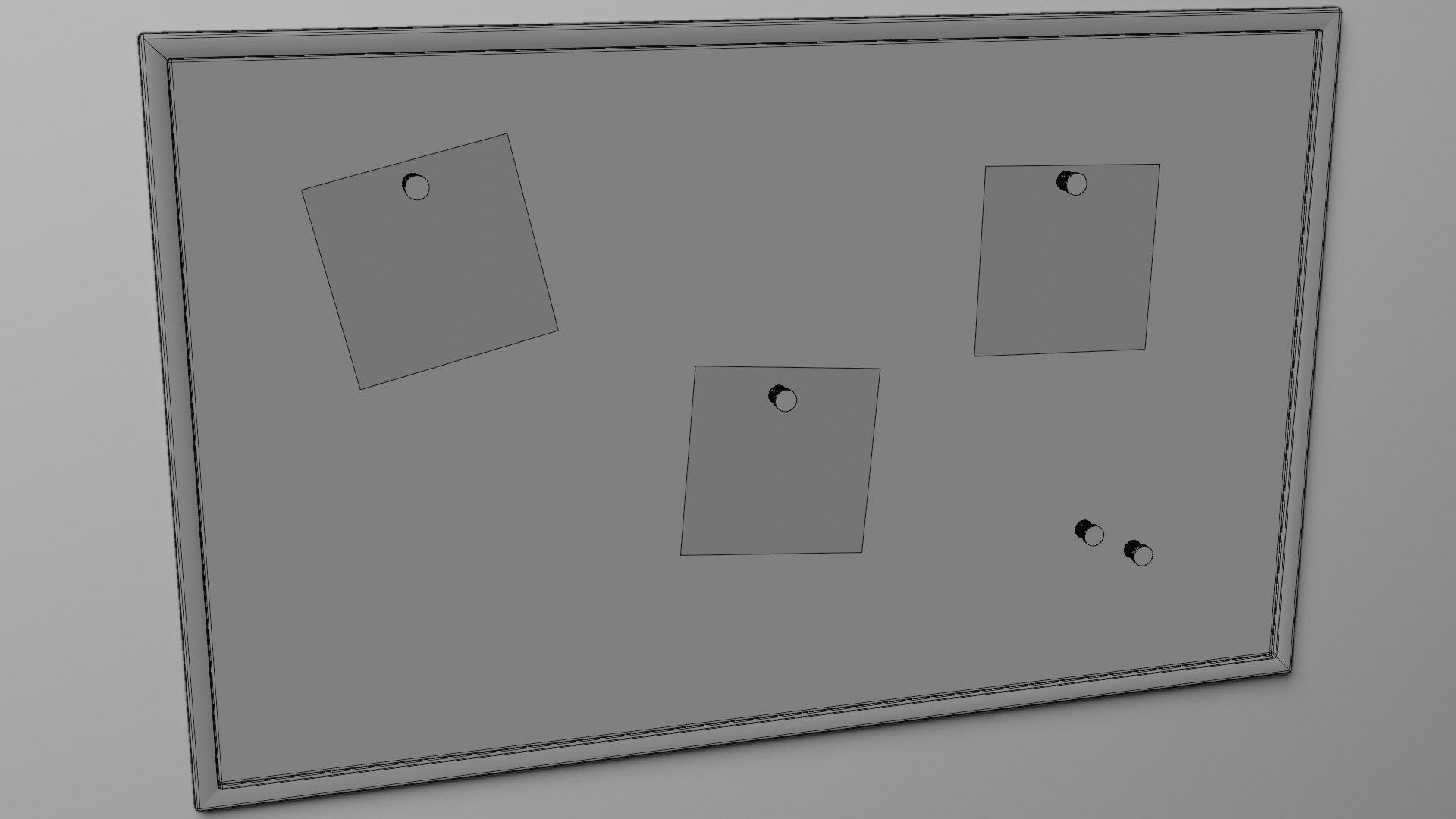 Free 3D Note Board - TurboSquid 2001727