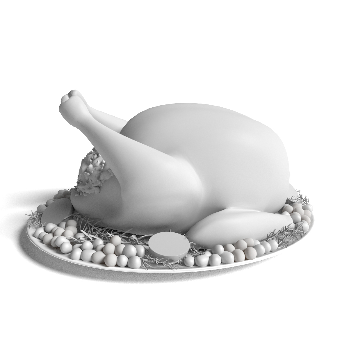 thanksgiving turkey 3d model