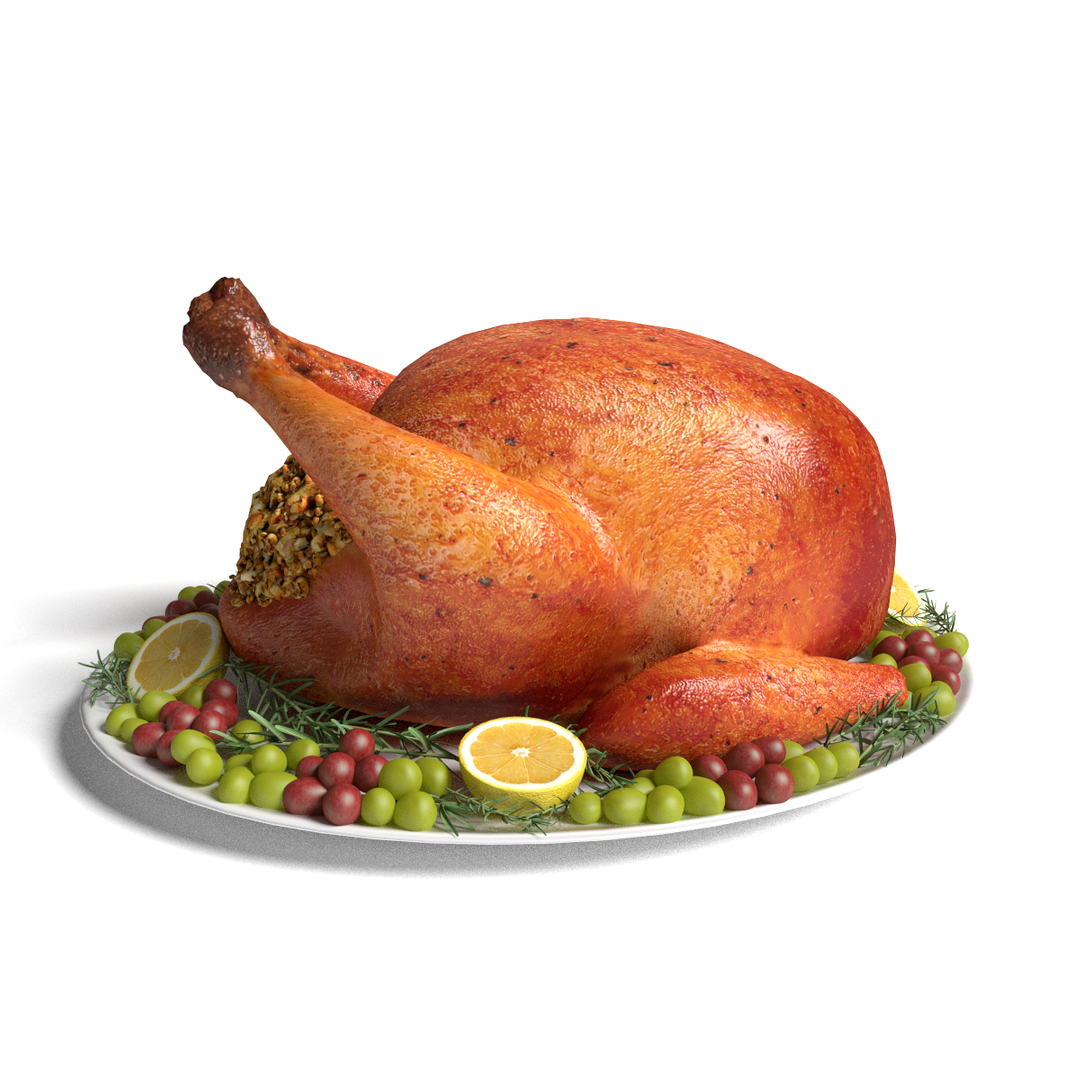 Thanksgiving Turkey 3d Model