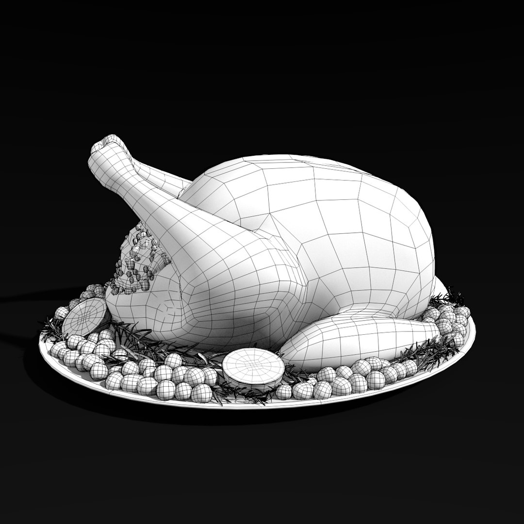 Thanksgiving Turkey 3d Model