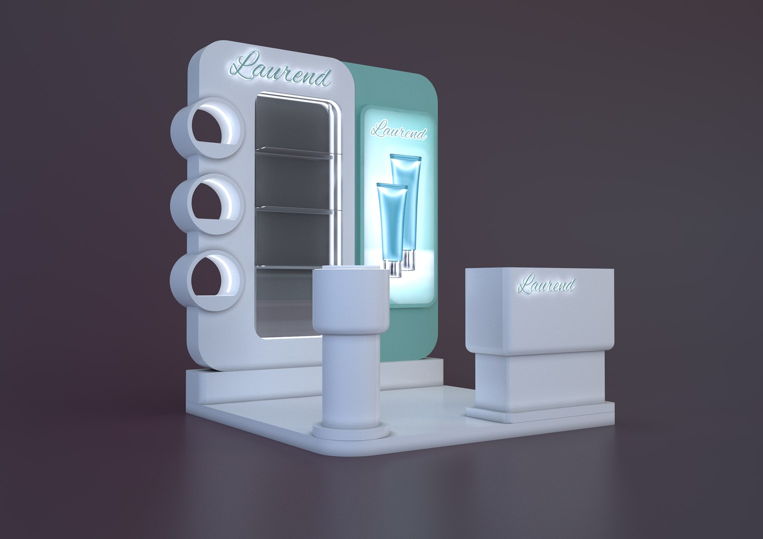3D MINI BOOTH 05 - TurboSquid 1858333