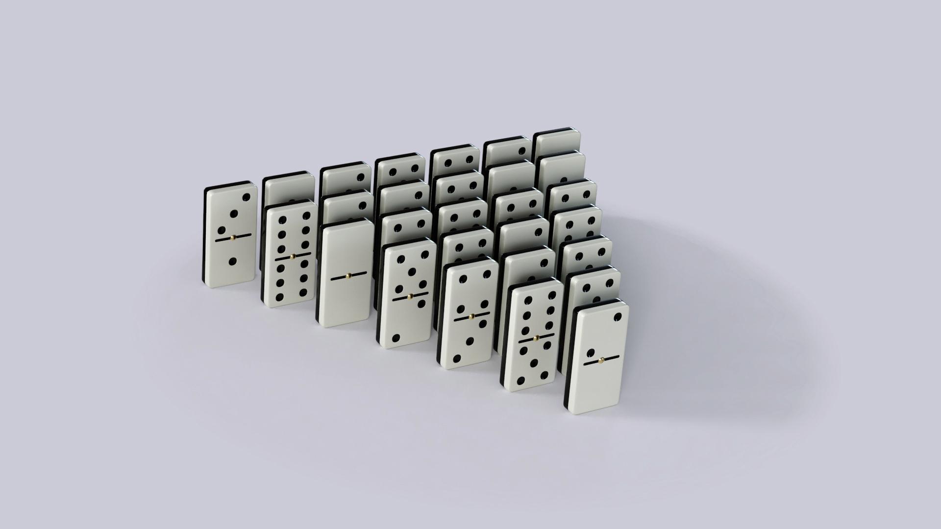 Domino Collection Set Animated 3D model - TurboSquid 2181877