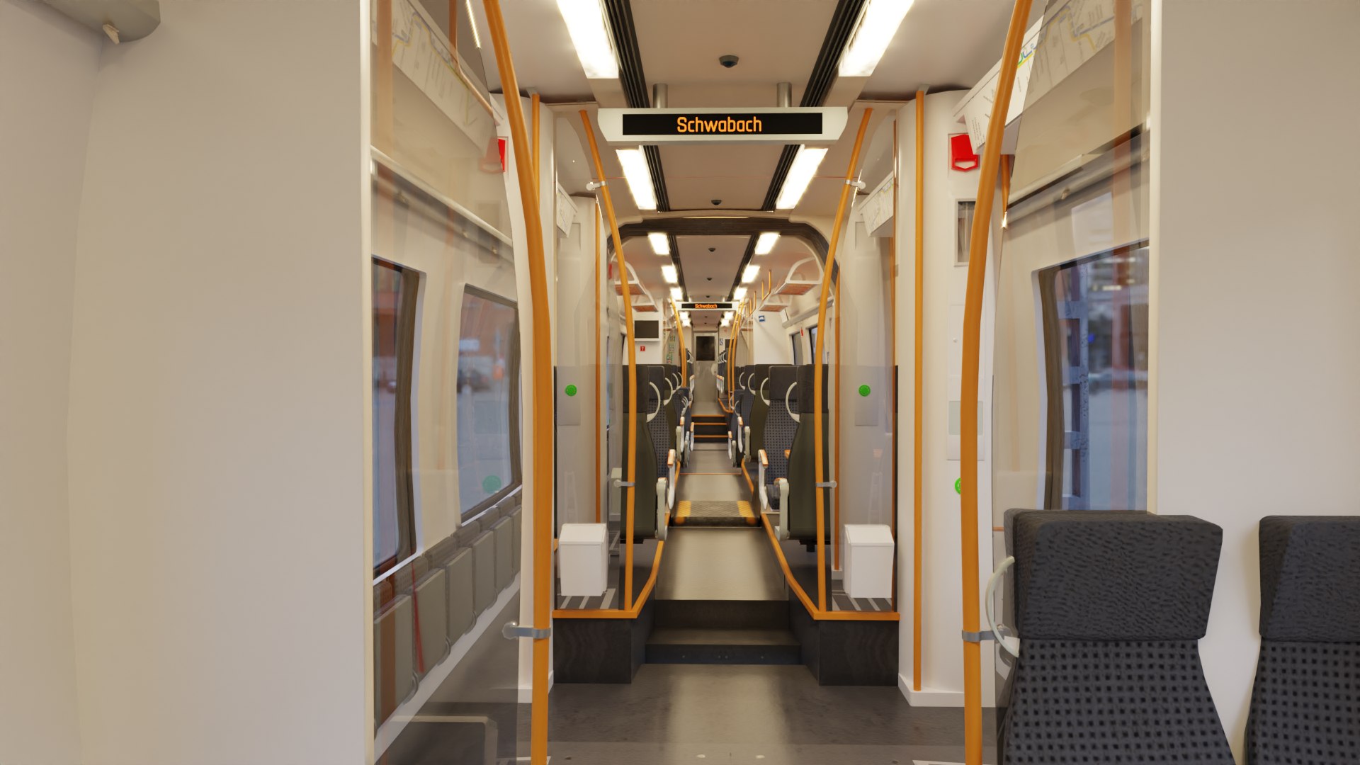 3D Bombardier TALENT Train Regodb RiggedAnimated Model - TurboSquid 2035434