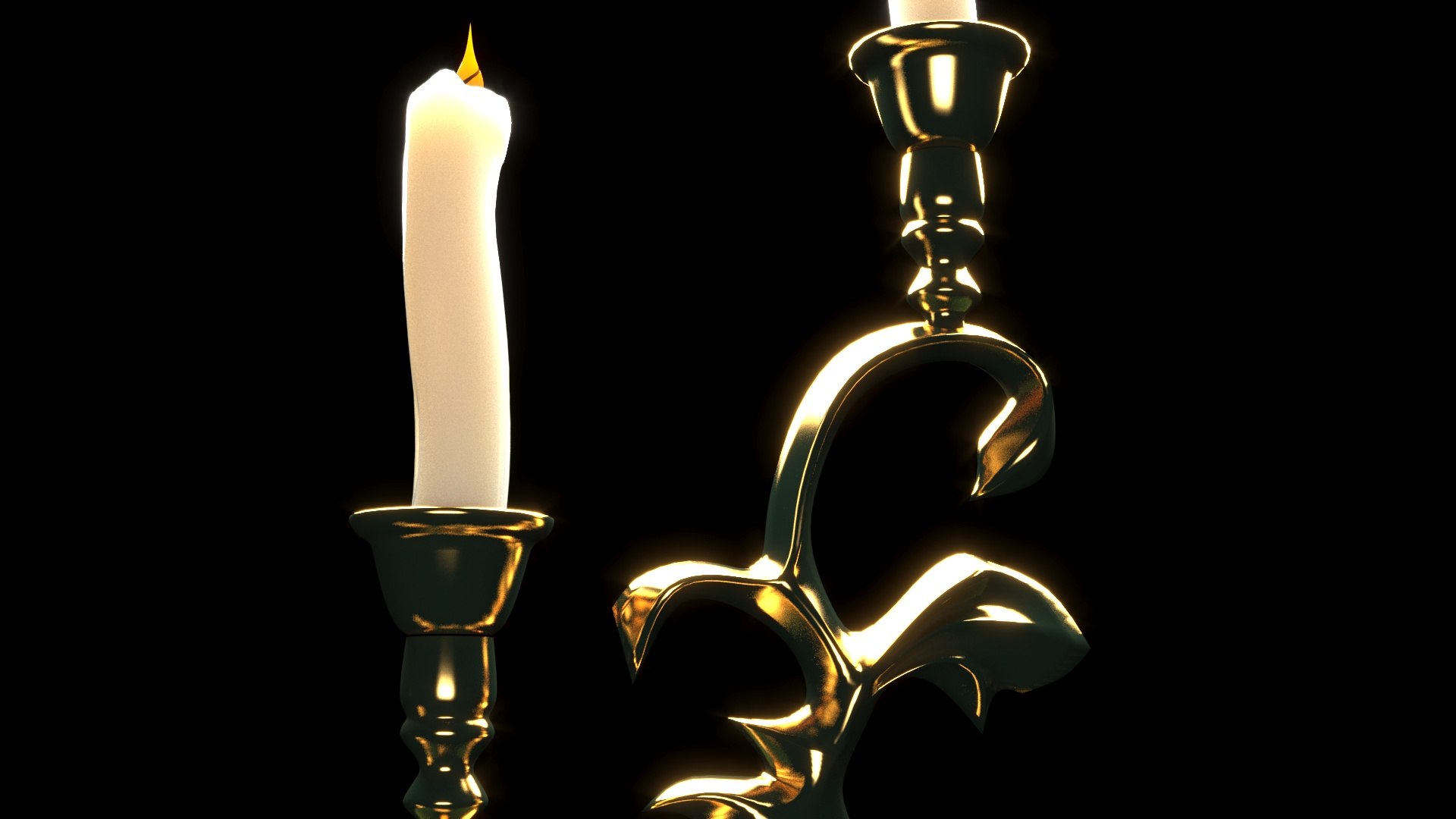 3D Candlestick - TurboSquid 2106504