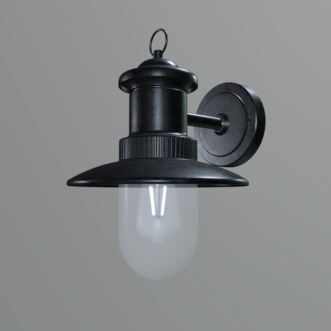 3D Outdoor Lamp - TurboSquid 2296917