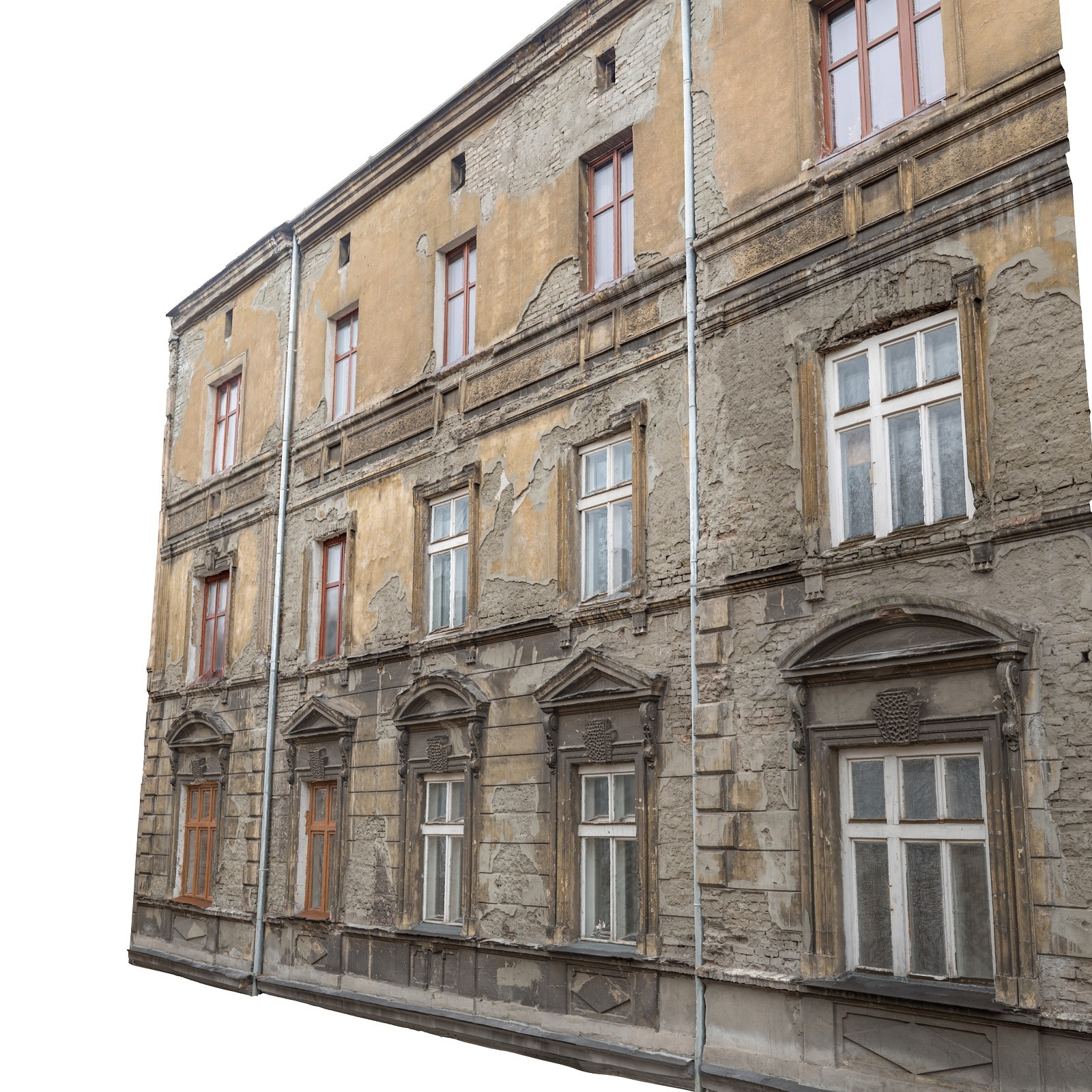 Old city building facade 3D - TurboSquid 1198050