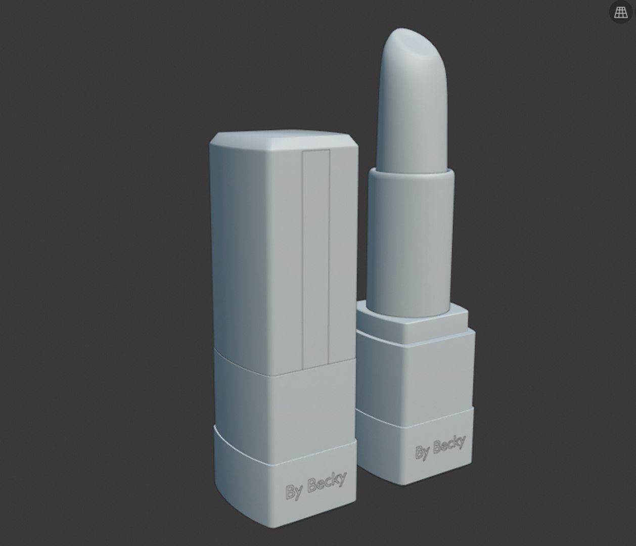 Lipstick Lip 3D Model - TurboSquid 1463931