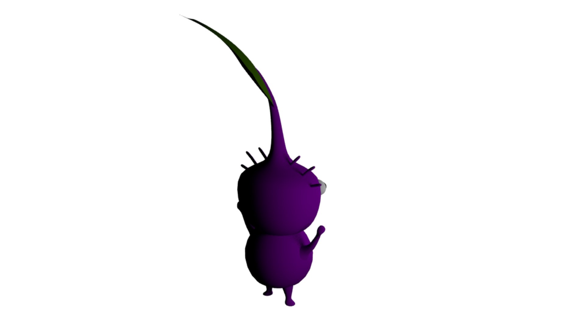 3D Purple Pikmin Model - TurboSquid 1646451