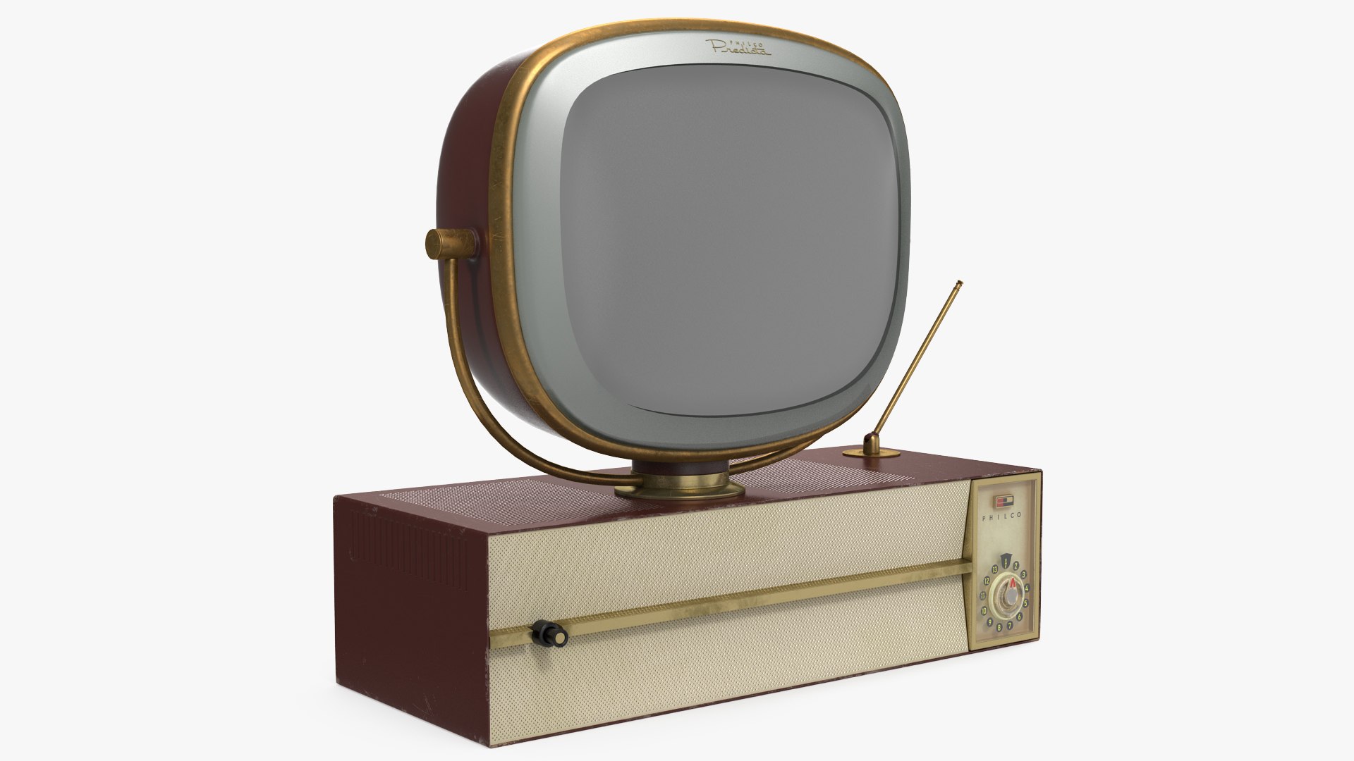 3D retro 1959 philco predicta model - TurboSquid 1603720