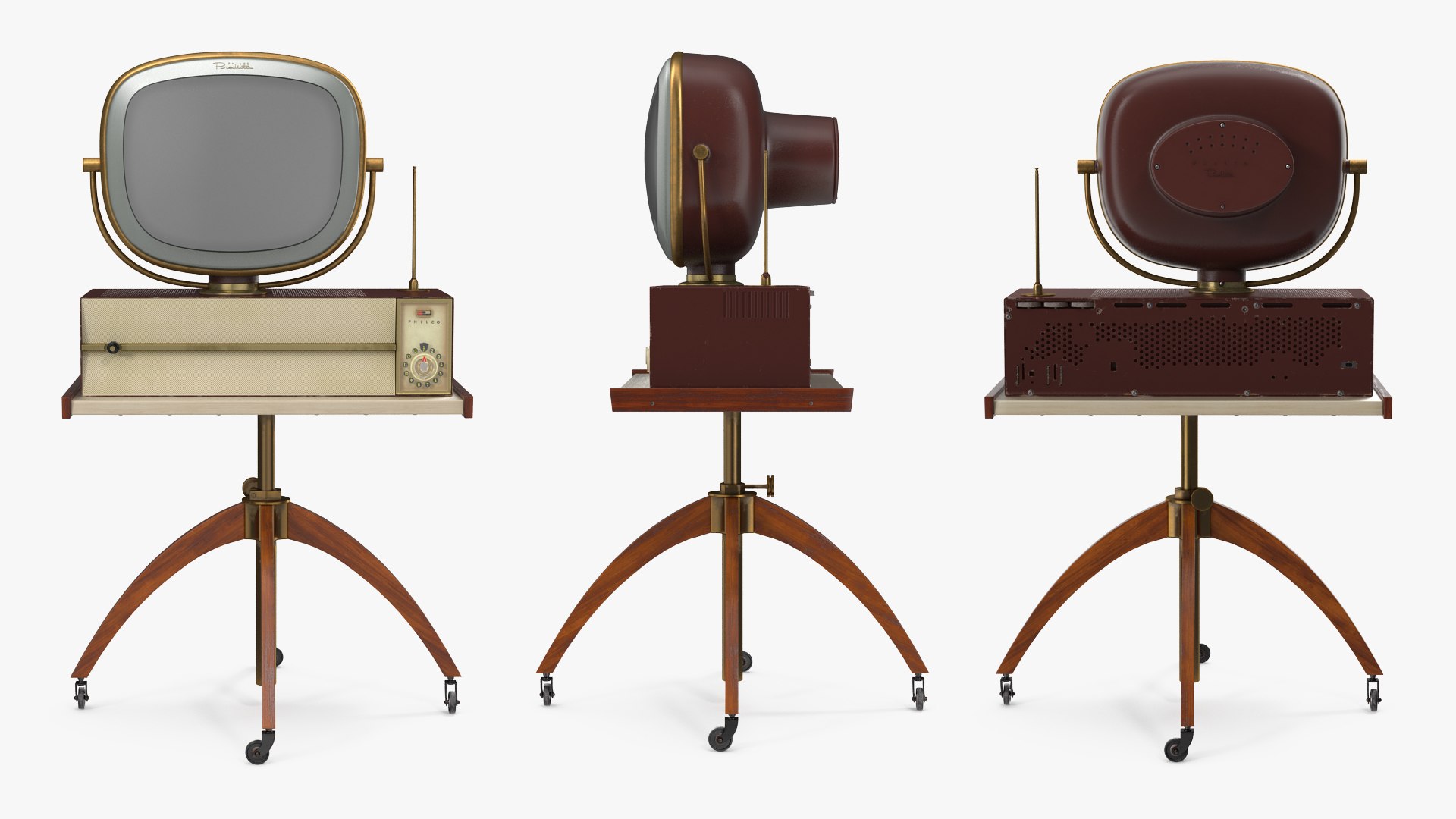 3D retro 1959 philco predicta model - TurboSquid 1603720