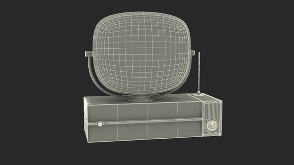 3D retro 1959 philco predicta model - TurboSquid 1603720