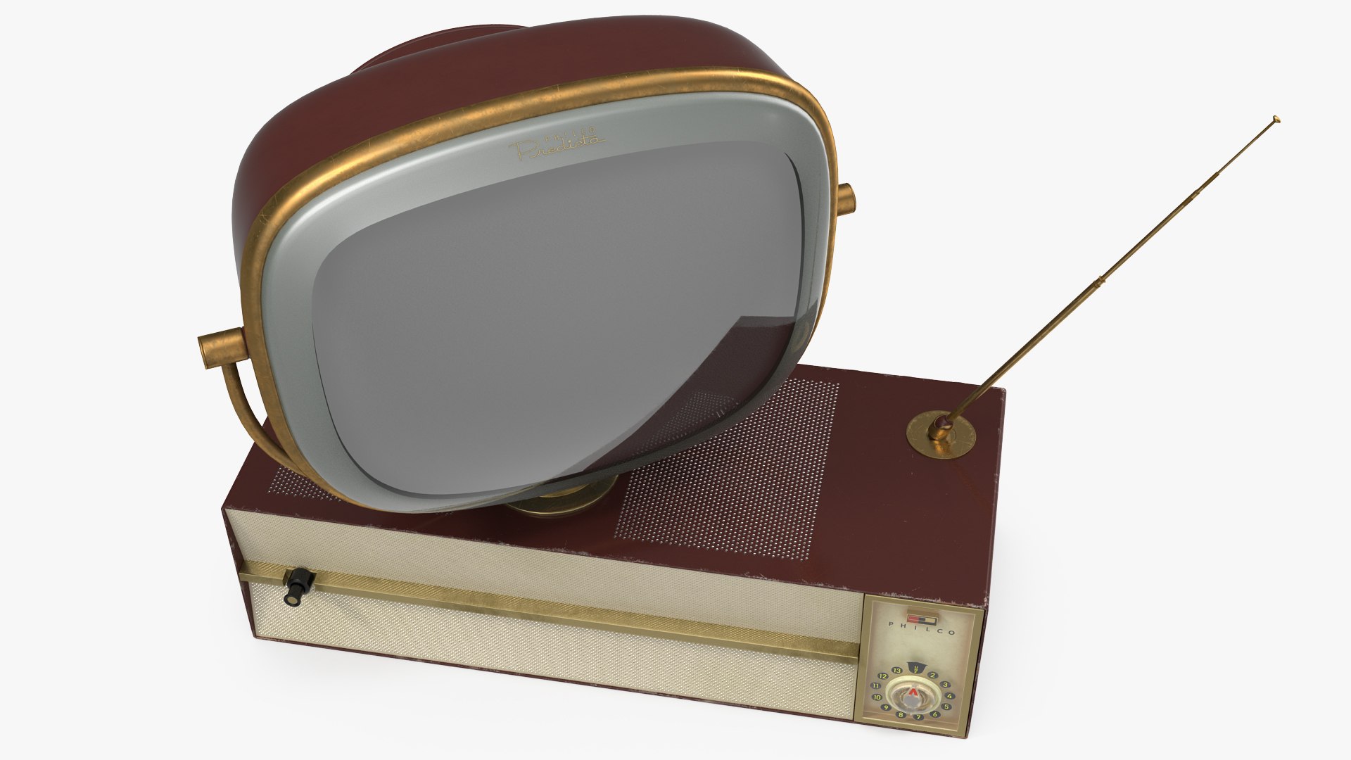 3D retro 1959 philco predicta model - TurboSquid 1603720