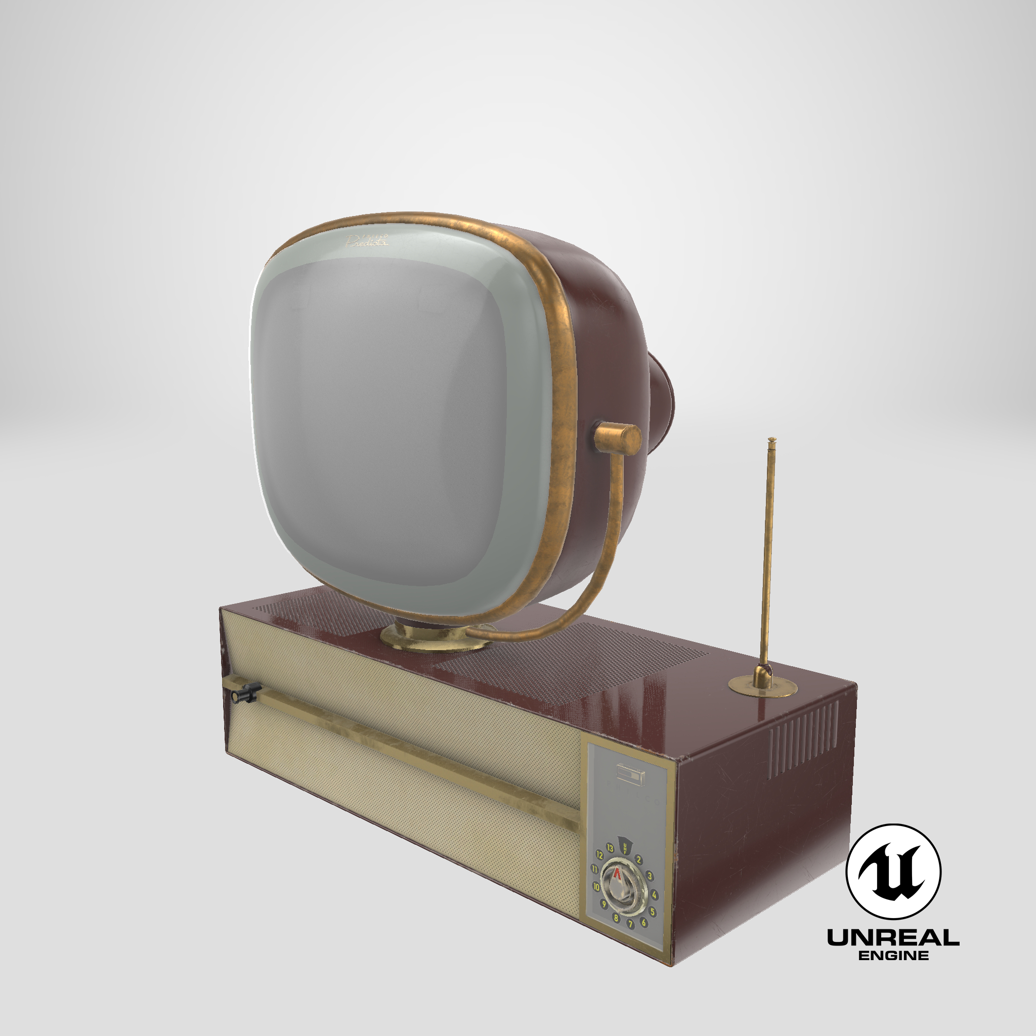 3D retro 1959 philco predicta model - TurboSquid 1603720