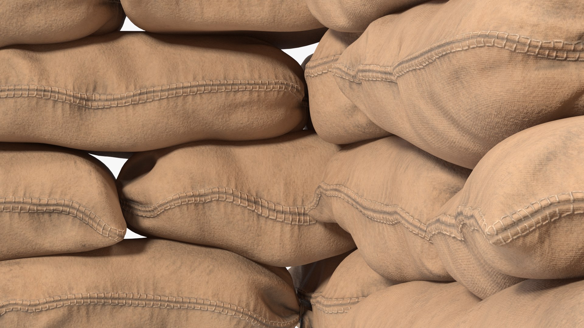 3D model Sandbag Barricade - TurboSquid 1777940