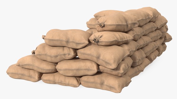 3D model Sandbag Barricade - TurboSquid 1777940