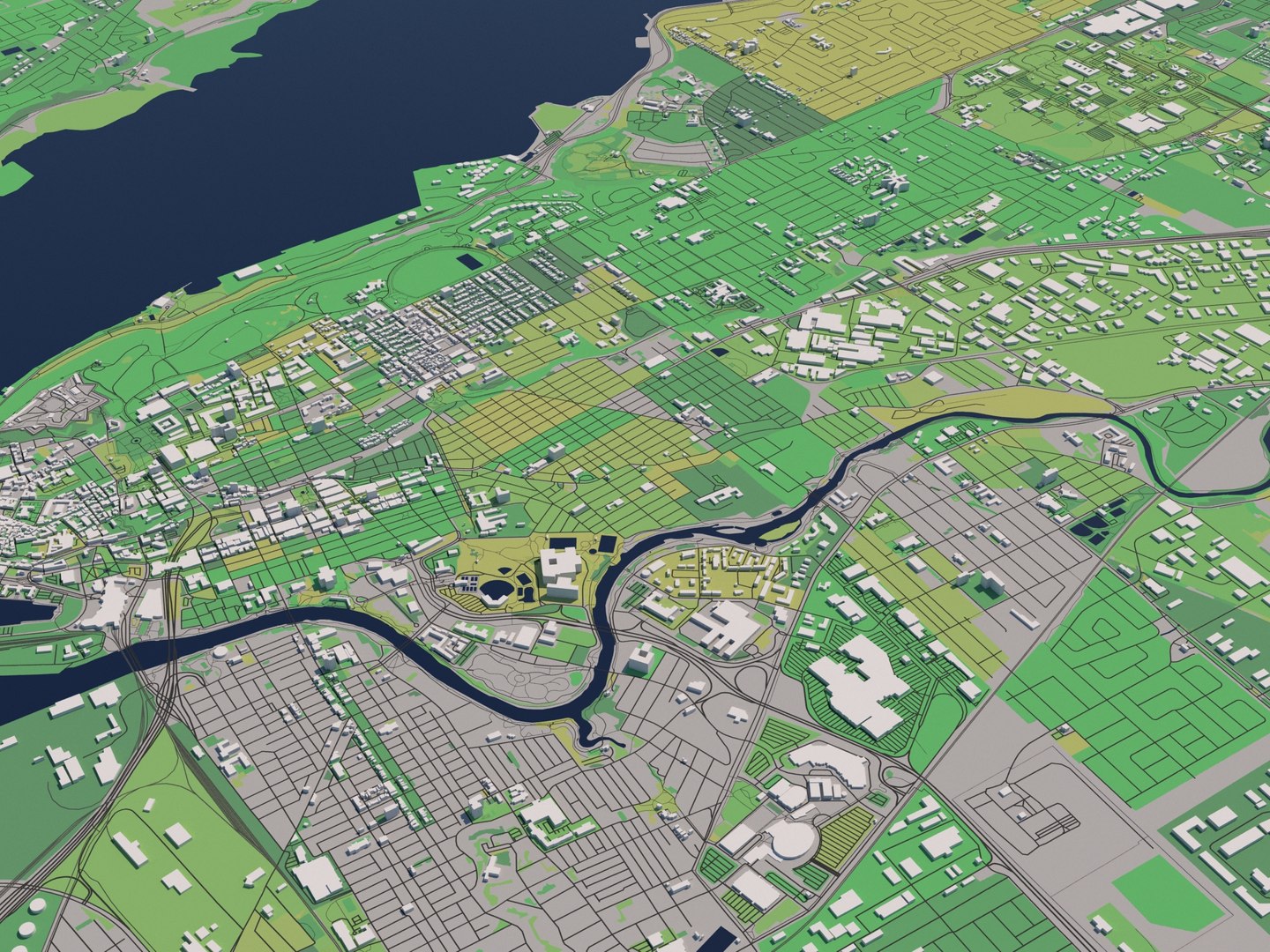 City Quebec 3D Model - TurboSquid 1433926