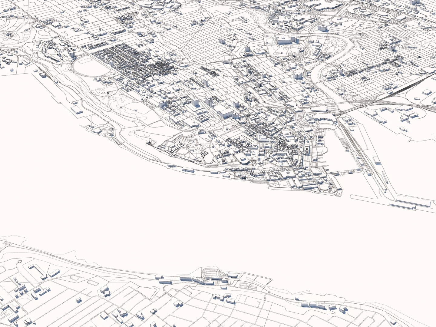 City Quebec 3D Model - TurboSquid 1433926
