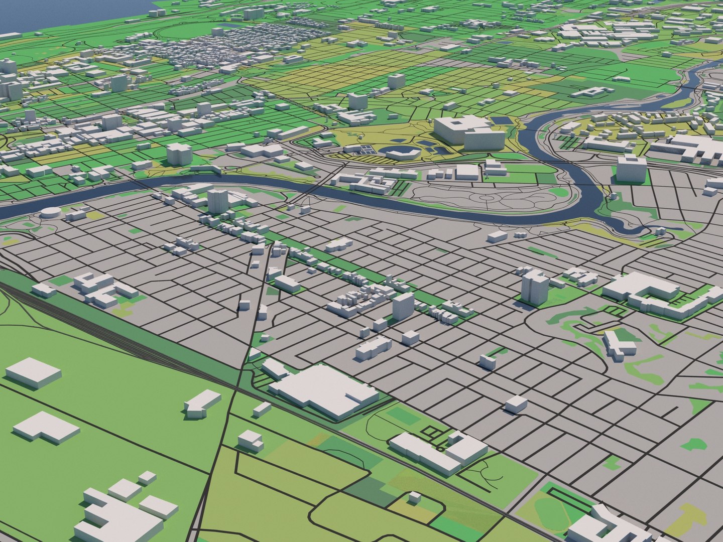 City Quebec 3D Model - TurboSquid 1433926