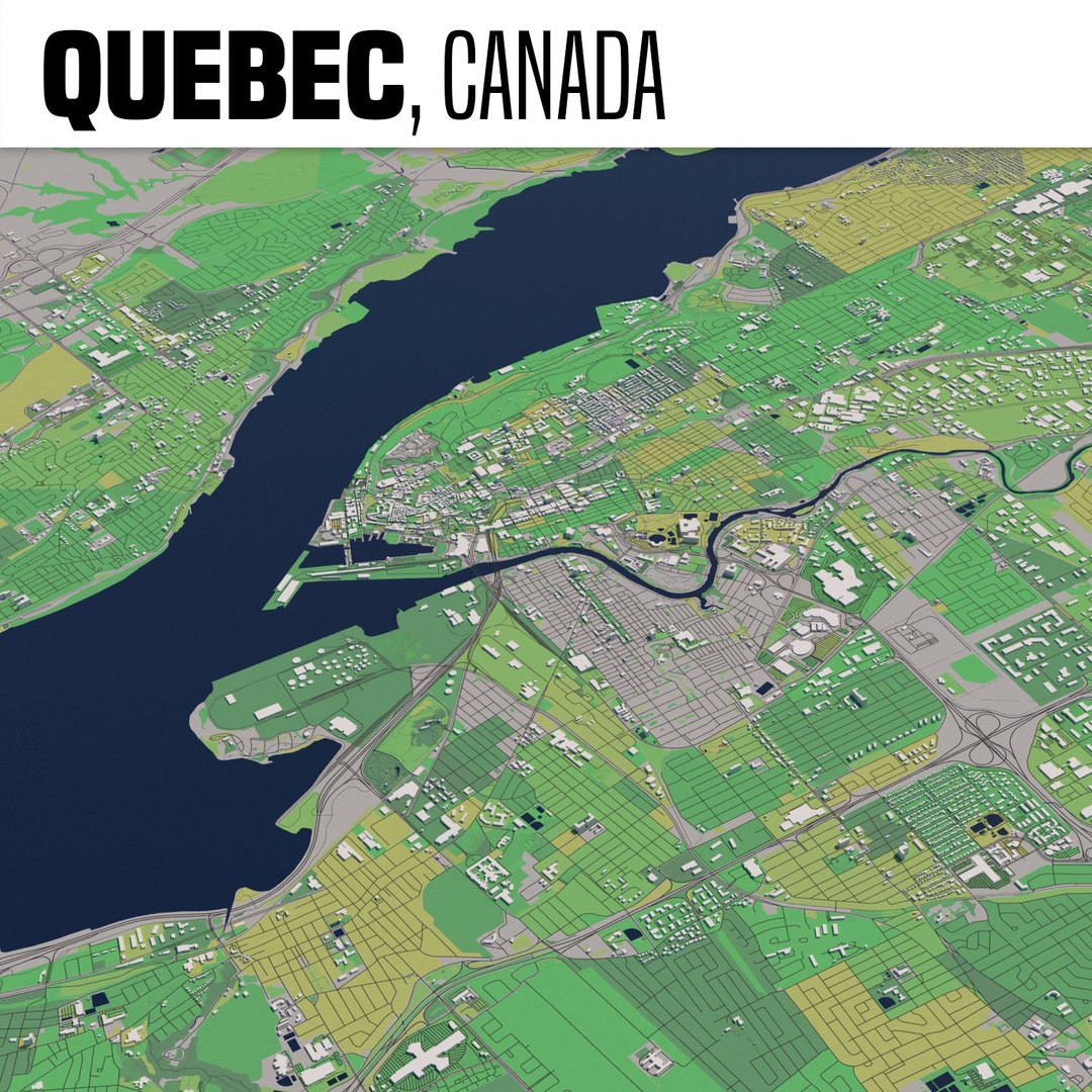 City Quebec 3D Model - TurboSquid 1433926