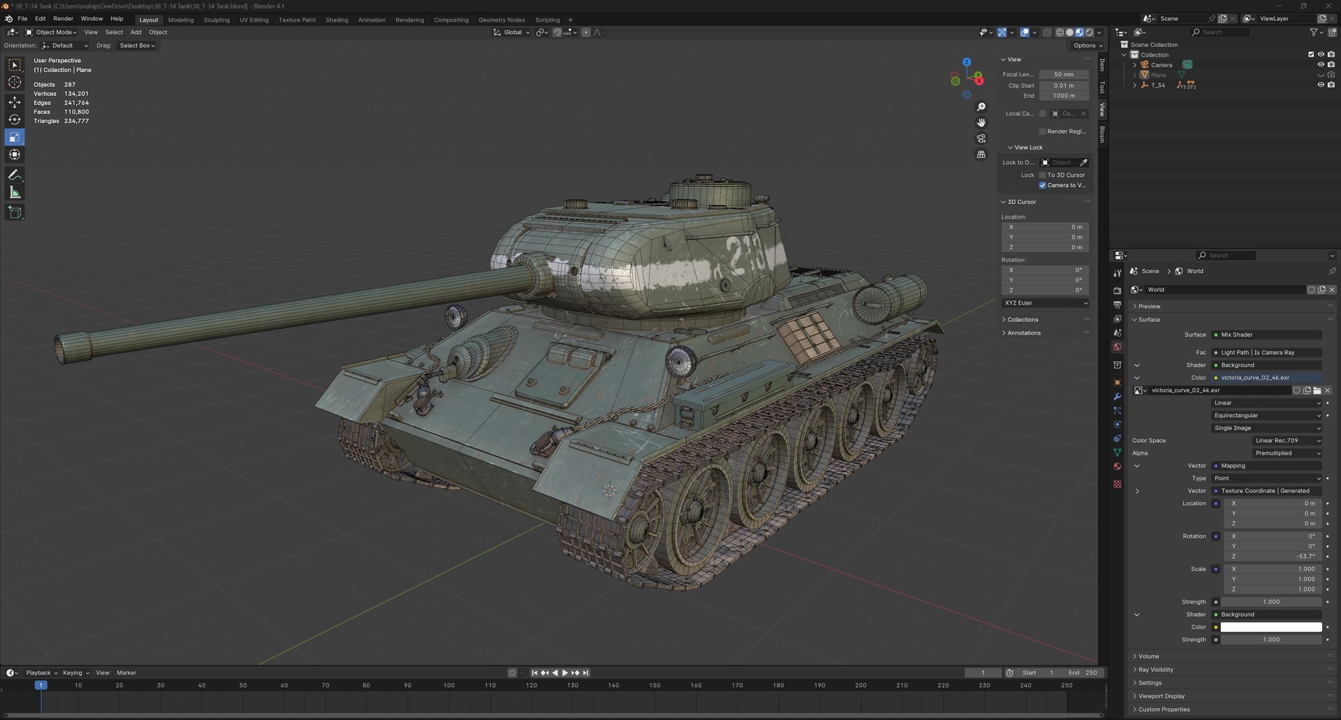 T 34 Soviet Medium Tank Model - TurboSquid 2268561