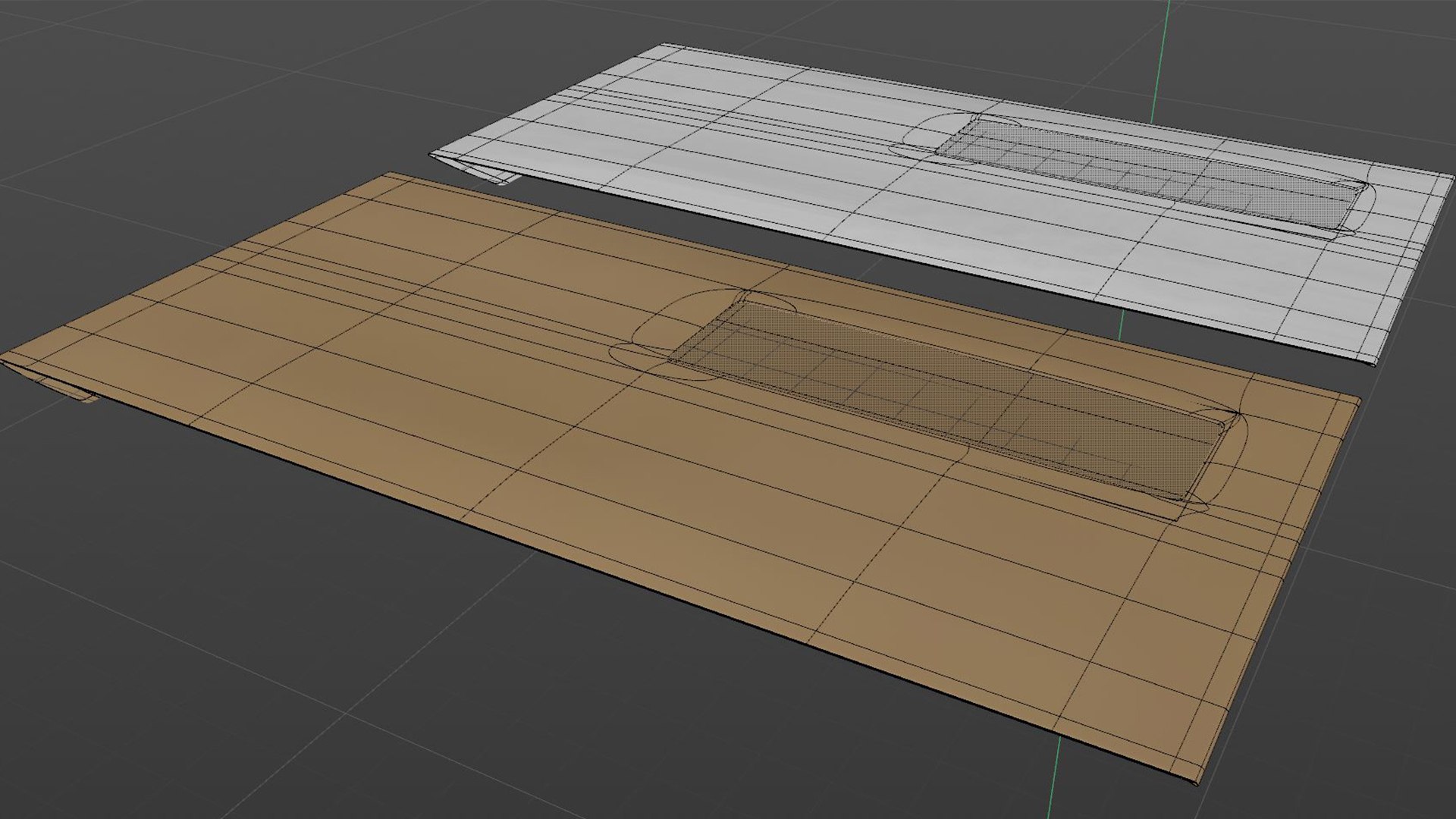 Envelope Size DL Style Window POCKET 3D model - TurboSquid 1822622