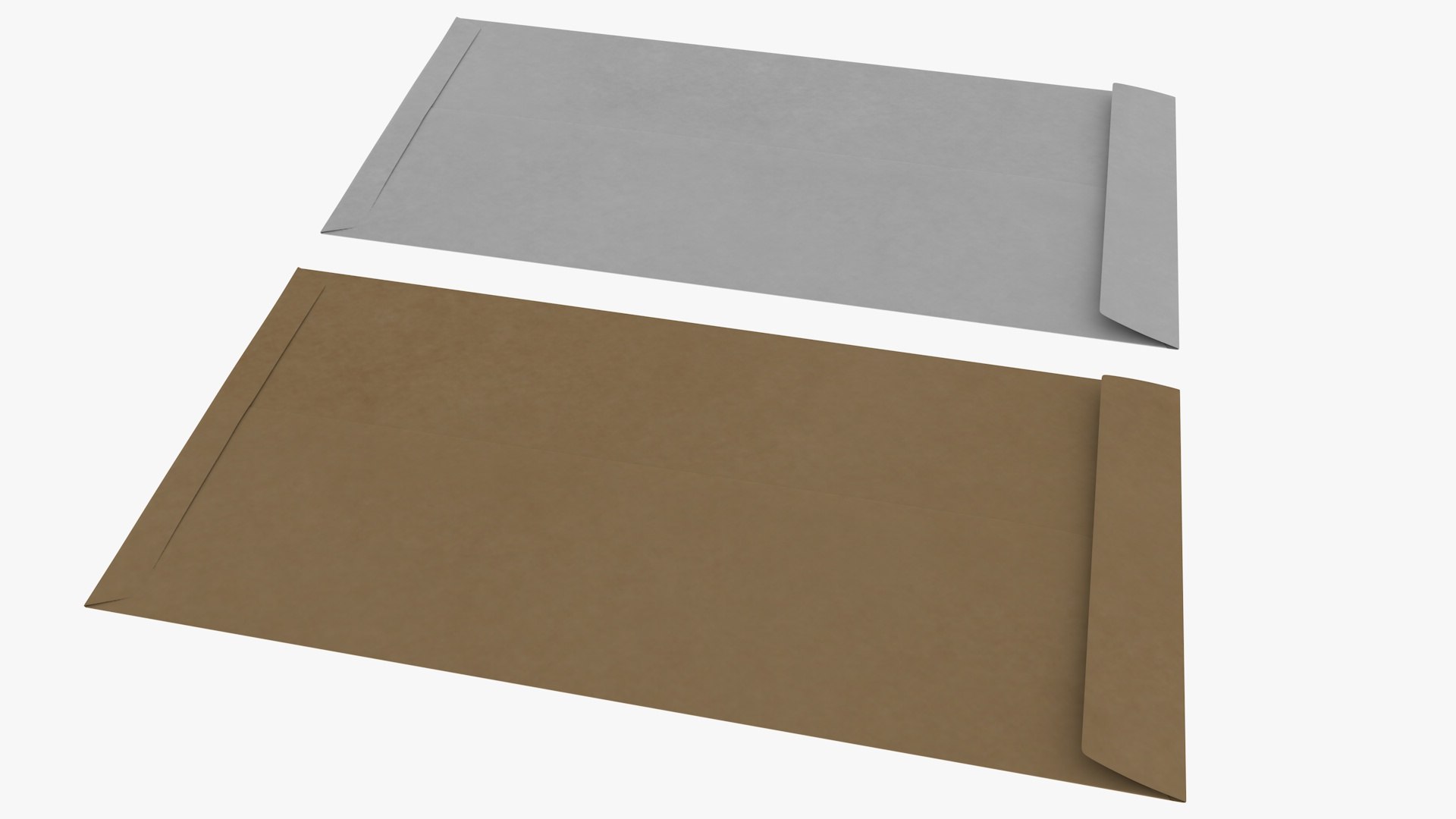 Envelope Size DL Style Window POCKET 3D model - TurboSquid 1822622