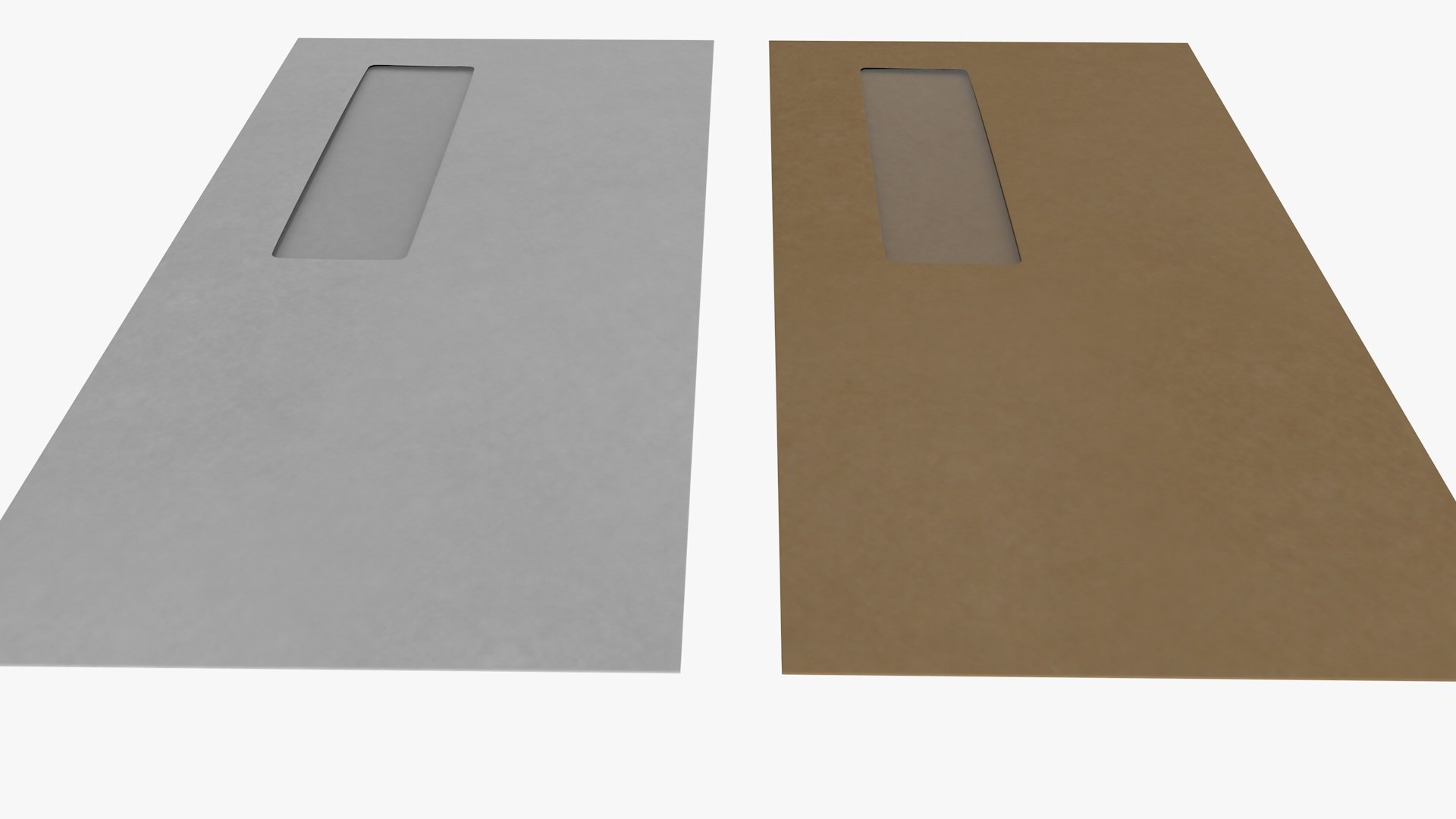 Envelope Size DL Style Window POCKET 3D model - TurboSquid 1822622