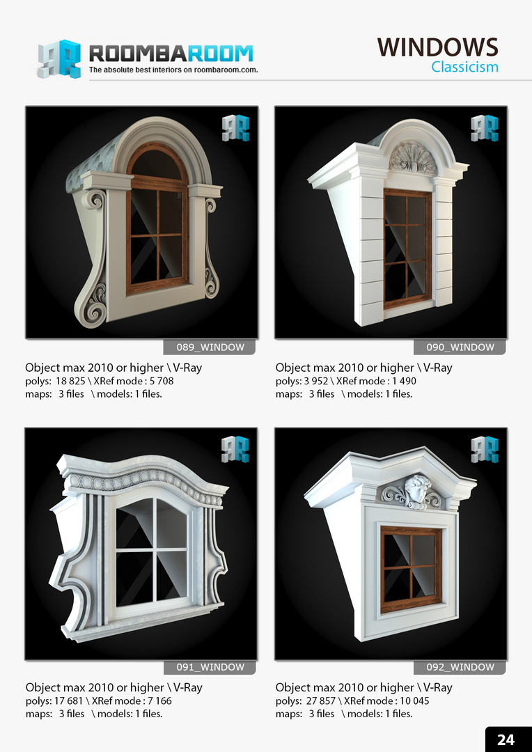 architectural modules 3d max
