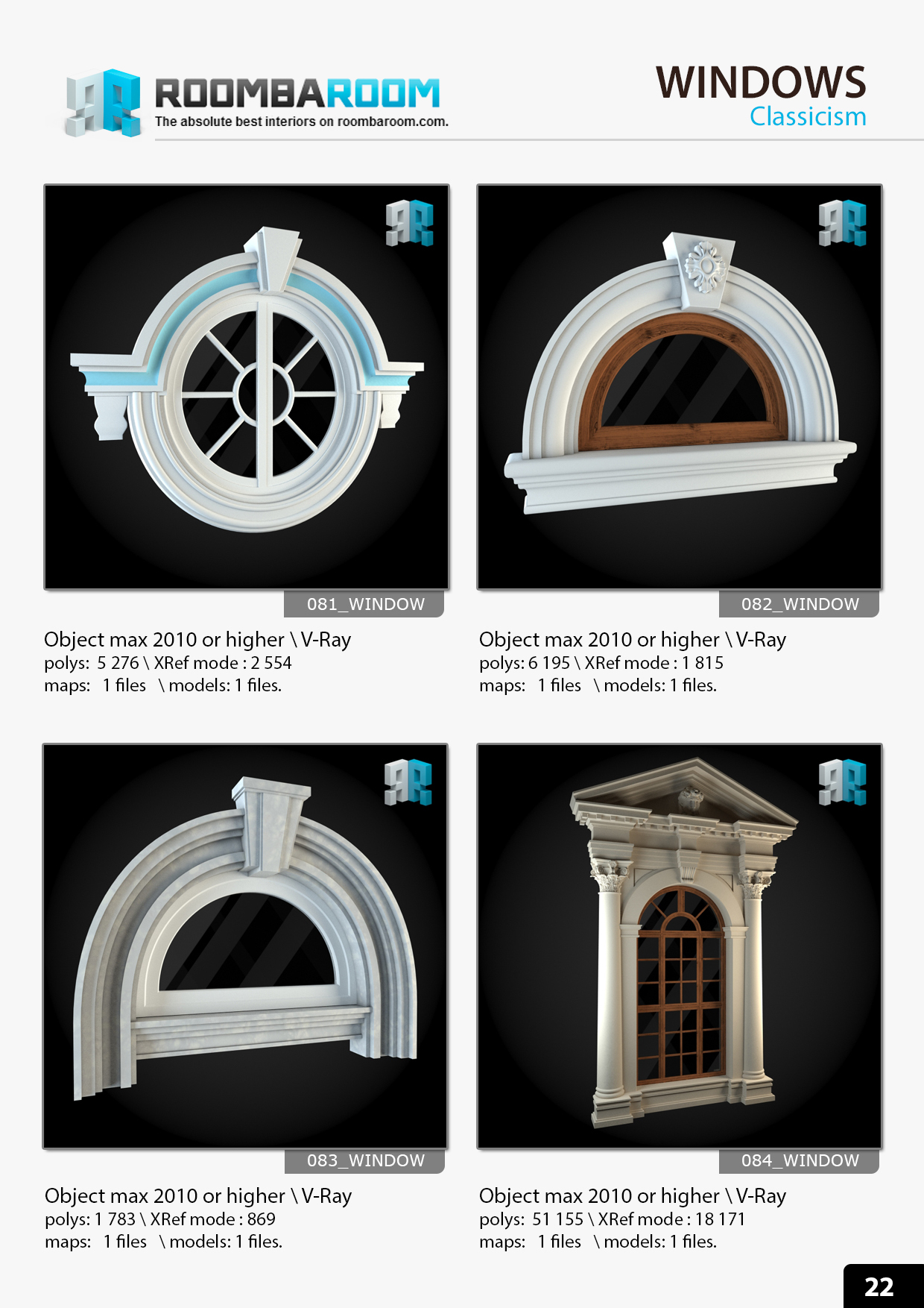 architectural modules 3d max