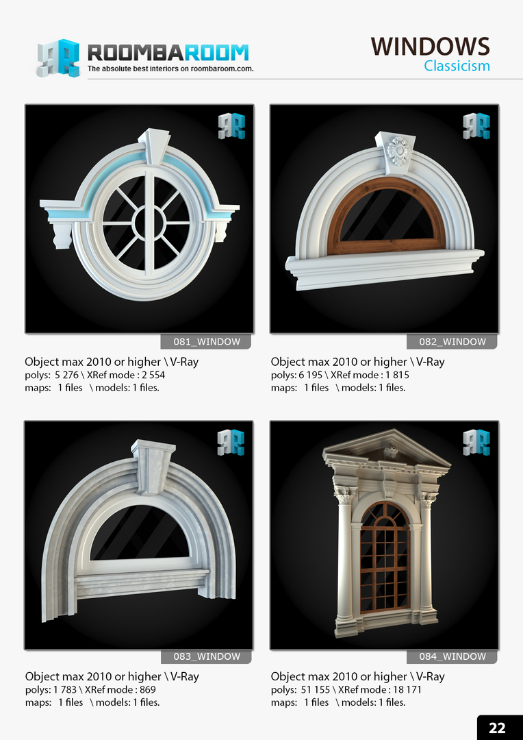 architectural modules 3d max