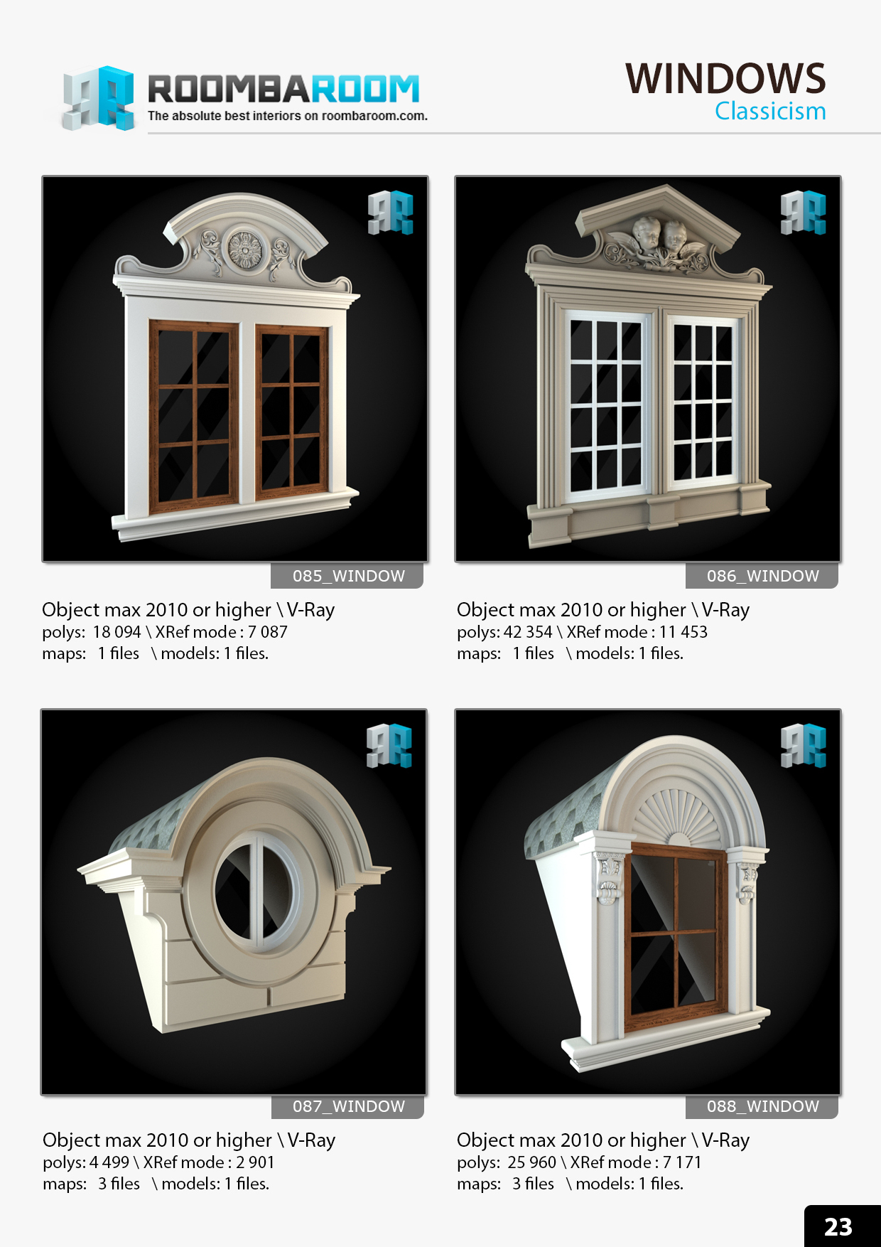 architectural modules 3d max