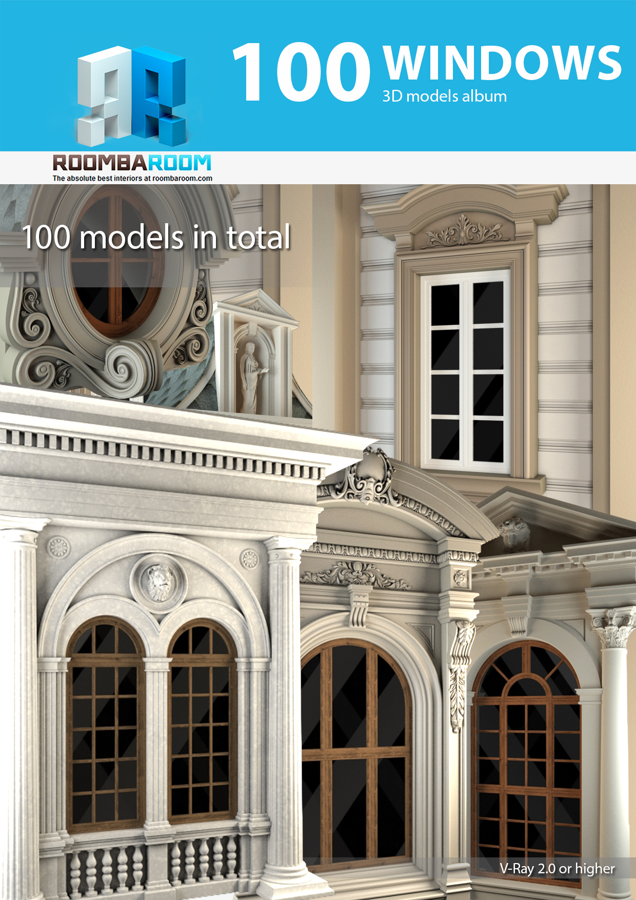 architectural modules 3d max